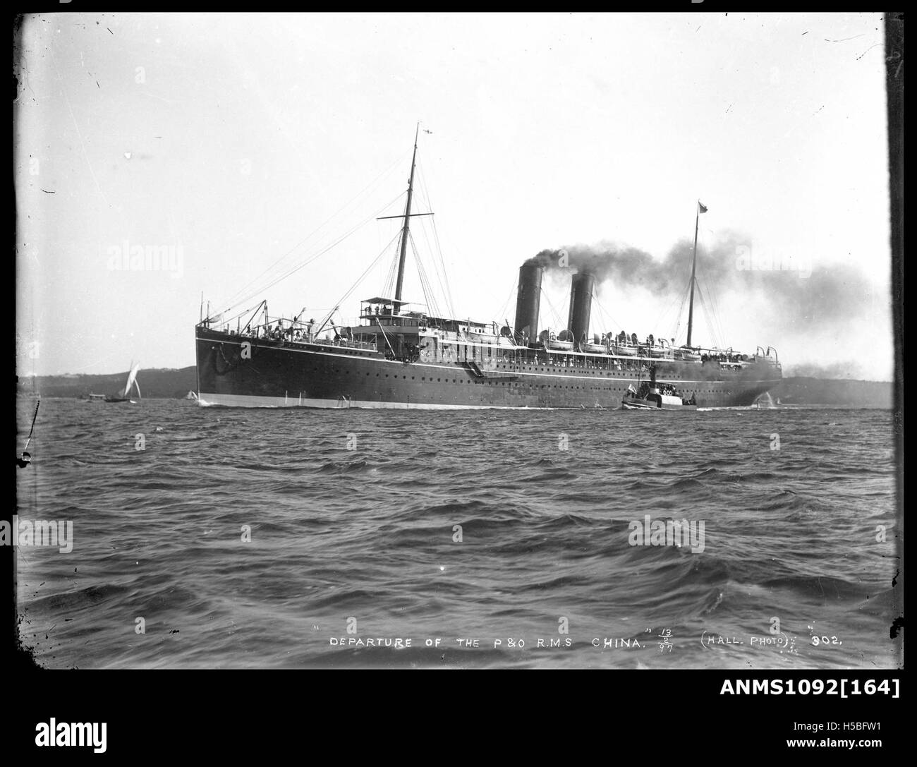 Transportation to australia ships Black and White Stock Photos & Images ...