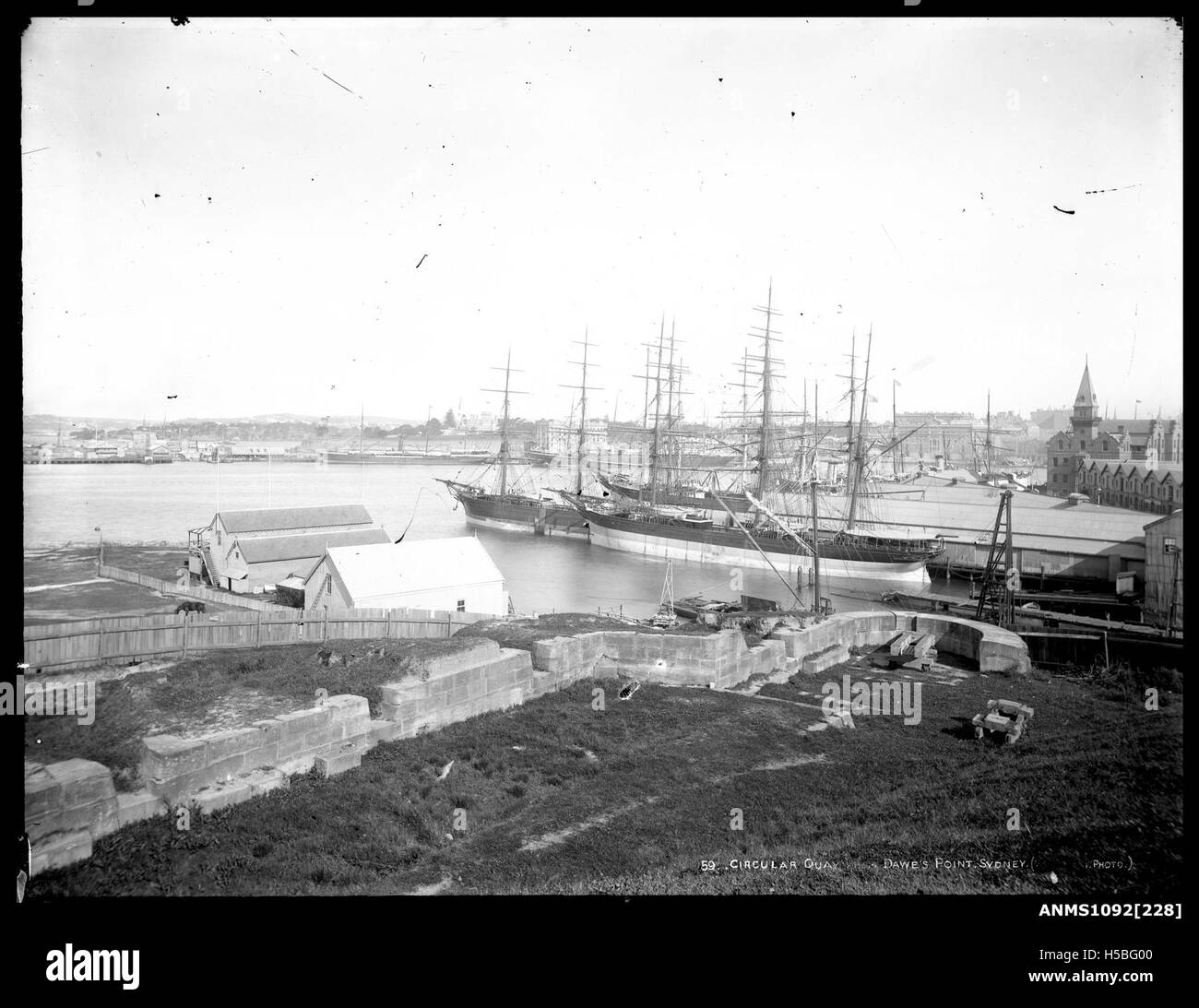 Circular Quay from Dawes Point, Sydney Stock Photo - Alamy