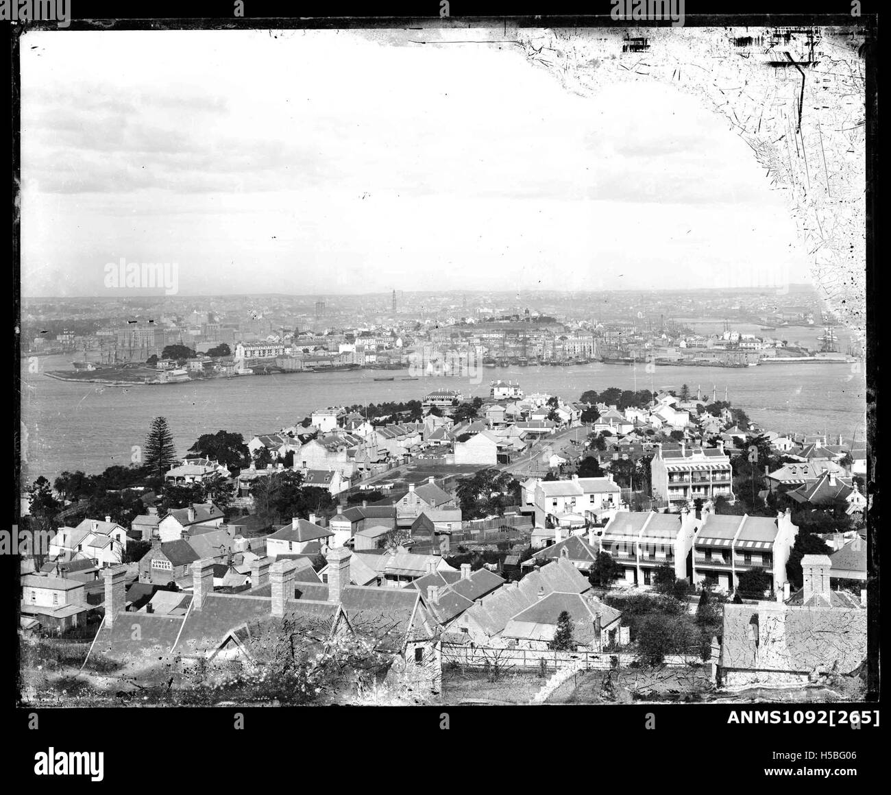 This image offers a view of Sydney Harbour from Bernard Holterman’s ...