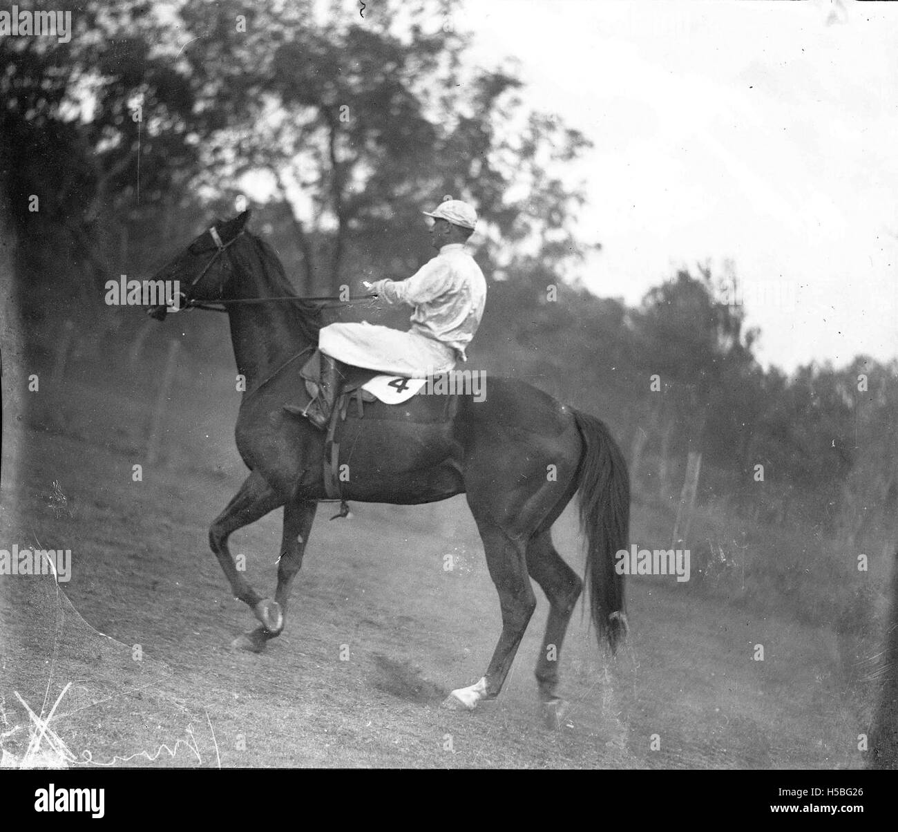 Old jockey Black and White Stock Photos & Images - Alamy