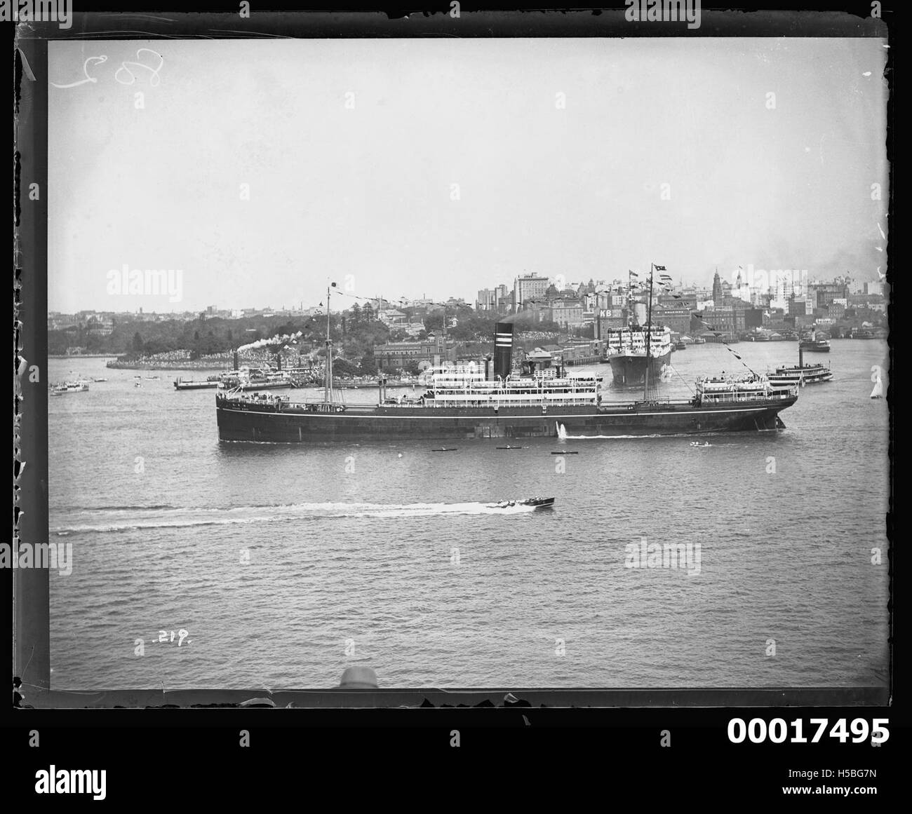 The KITANO MARU, a passenger and cargo ship, is depicted at the opening ...