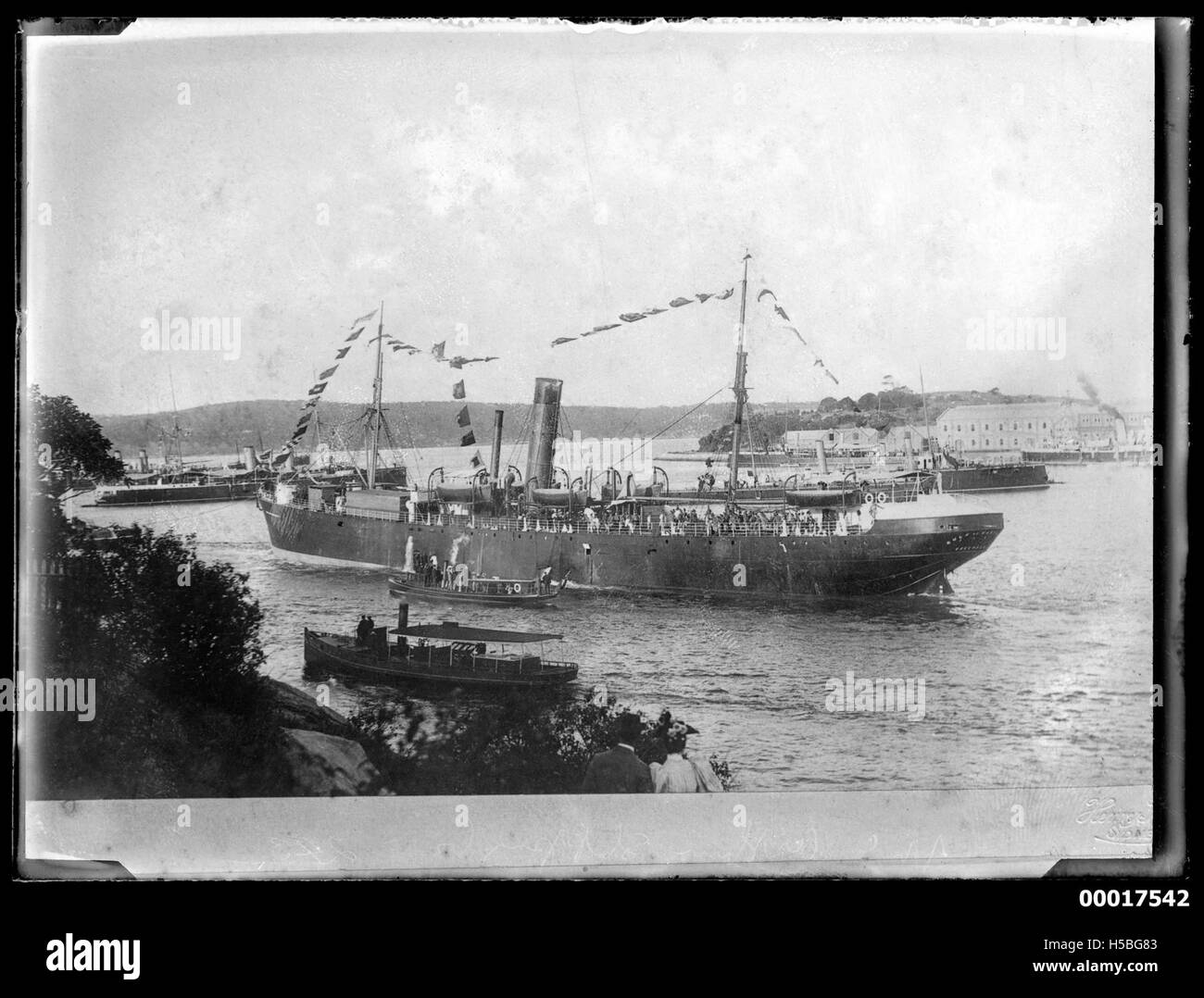 The Gulf of Martaban departs from Cowper Street Wharf in Woolloomooloo ...