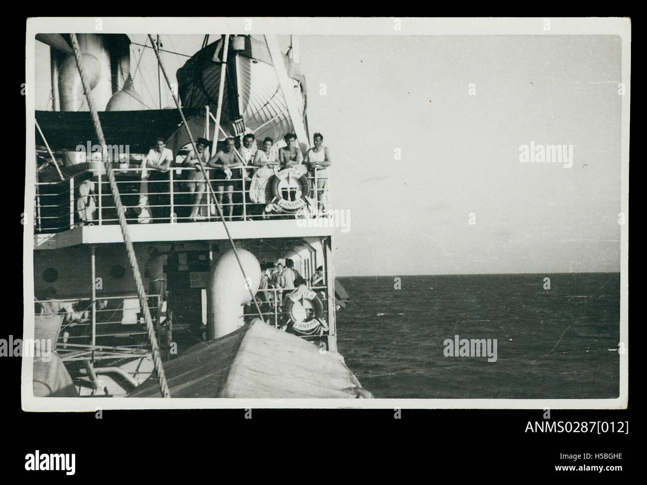 Migrants are seen onboard the ship PROTEA during their journey to ...