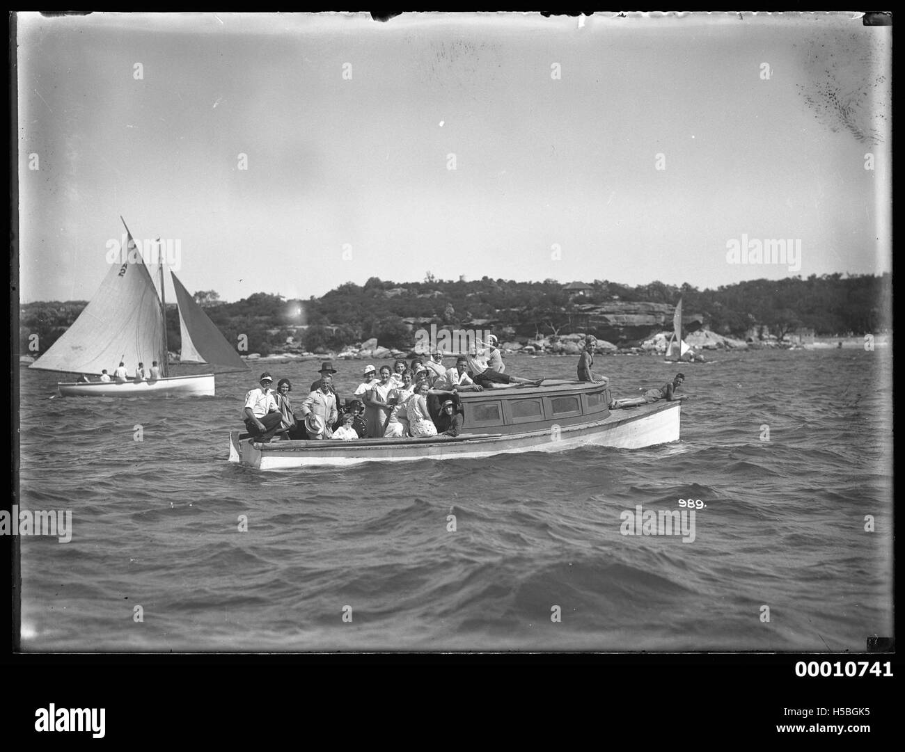 Historic motor launch Black and White Stock Photos & Images - Alamy