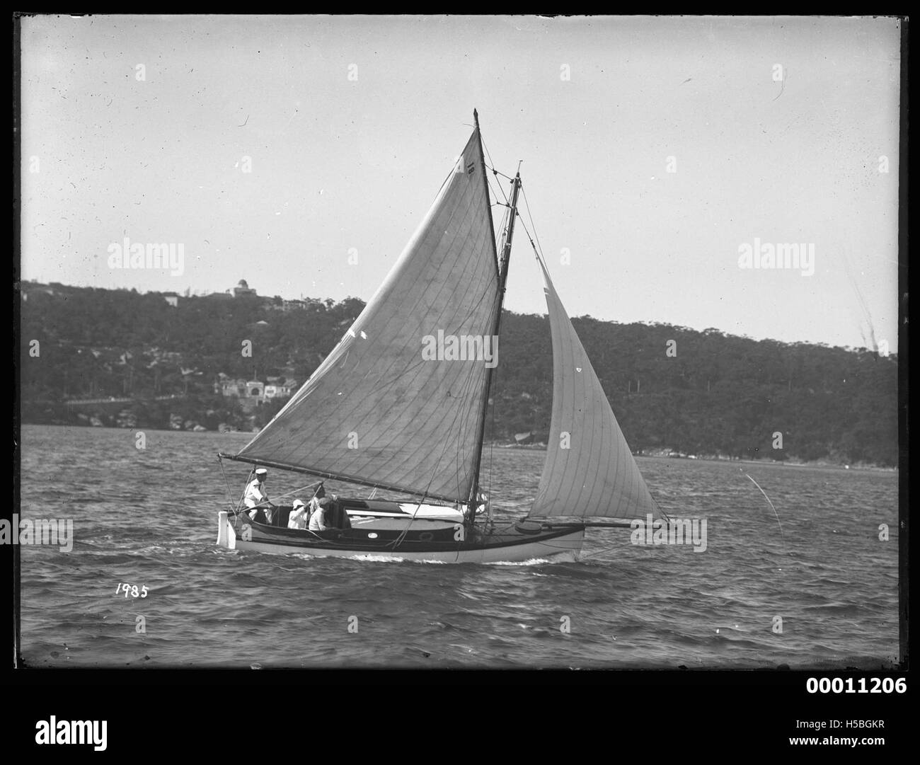 A sloop is seen sailing on Sydney Harbour, a popular spot for boating ...