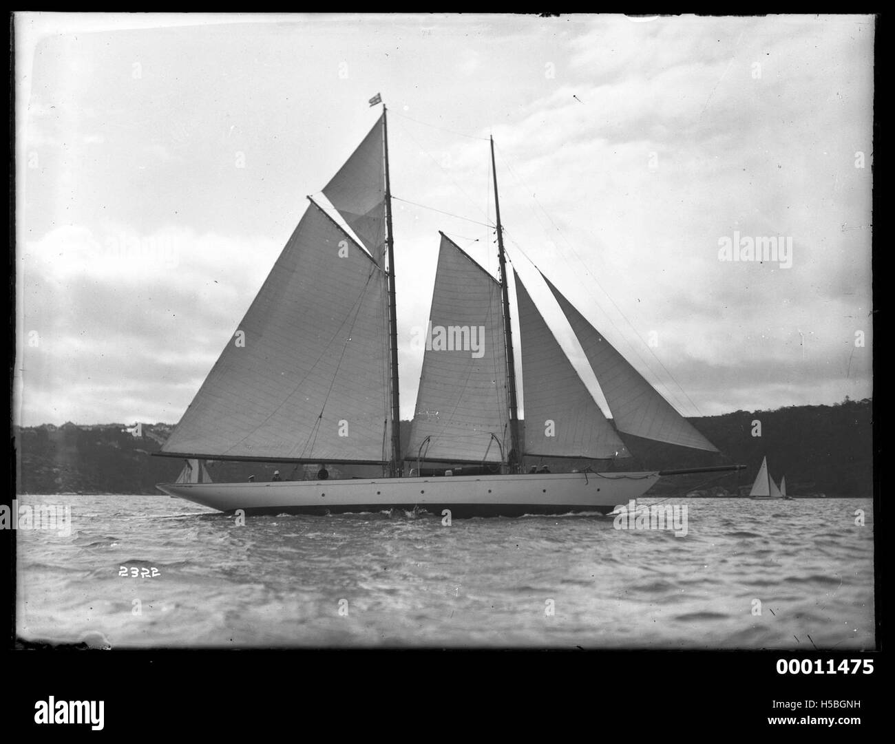 The Schooner ADA is pictured on Sydney Harbour. The iconic tall ship ...