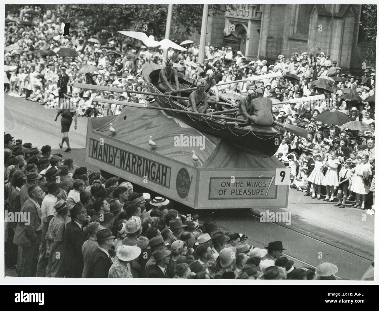 Manly-Warringah Surf Life Saving float, Jubilee Day Stock Photo - Alamy