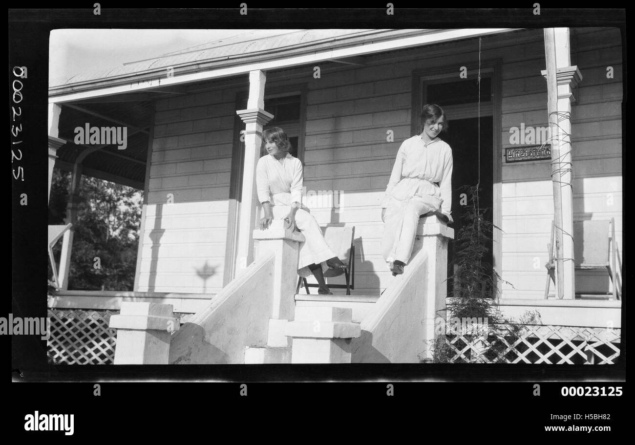 Image from two women Black and White Stock Photos & Images - Alamy