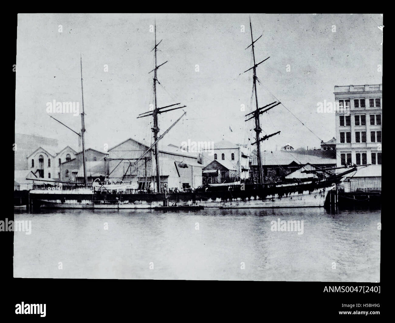 The Scottish Wizard, a three-masted ship, was a sailing vessel used for ...