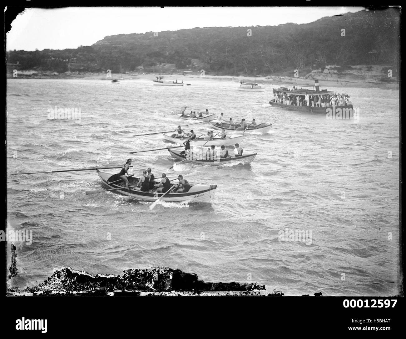Surf Life Saving boats, including those from the North Steyne Surf Life ...