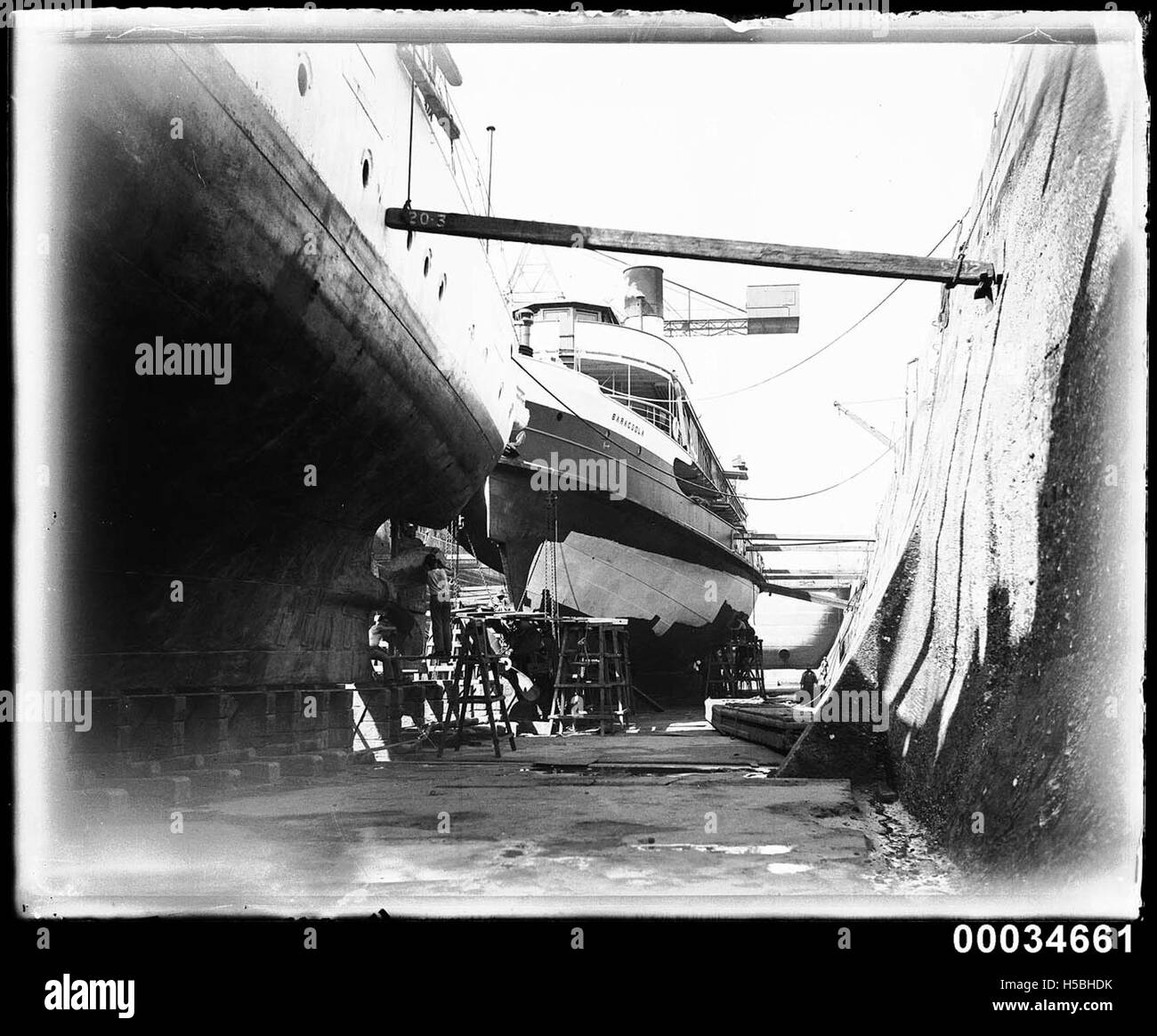 The SS Baragoola, a historic ferry operating in Sydney, is seen docked ...