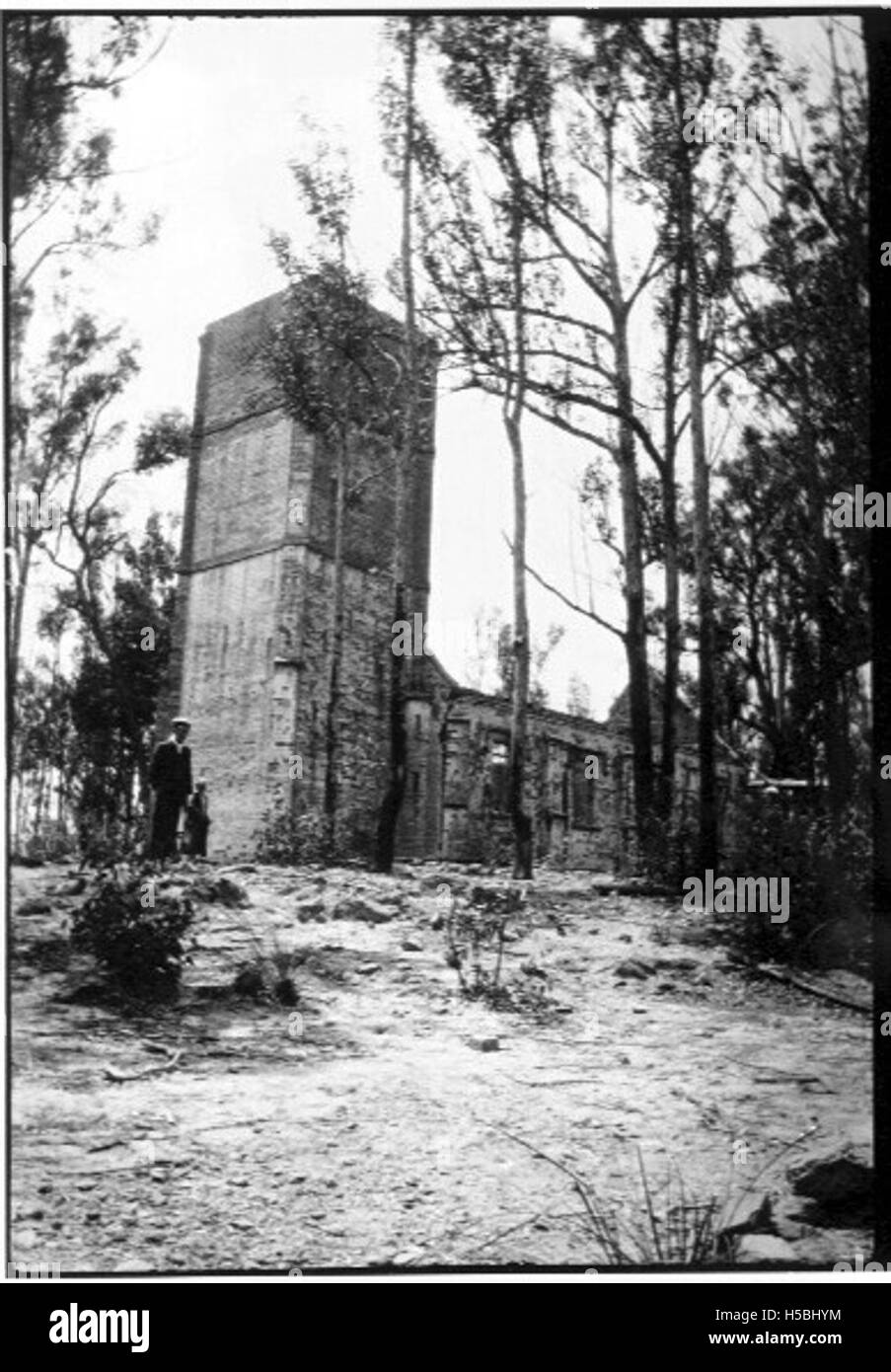 The ruins at Boydtown, New South Wales, depict remnants of a once ...