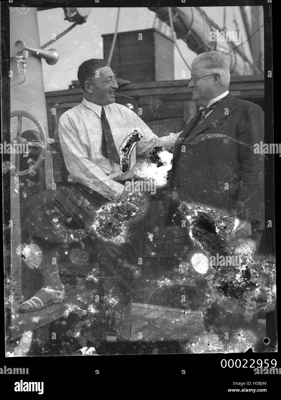 Count Felix von Luckner, a well-known German naval officer, is pictured ...