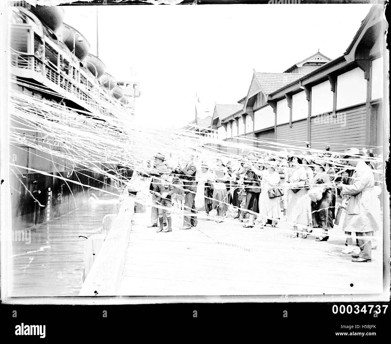The SS Cathay II departing from West Circular Quay in Sydney during ...