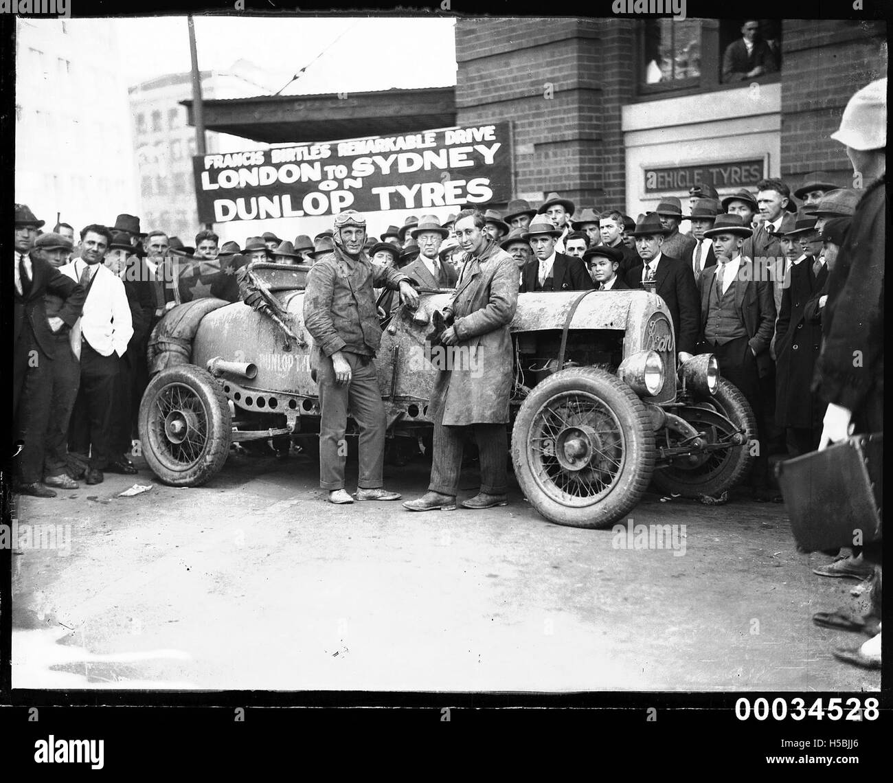 A photograph of Birtles and Stollery, two notable individuals, posing ...