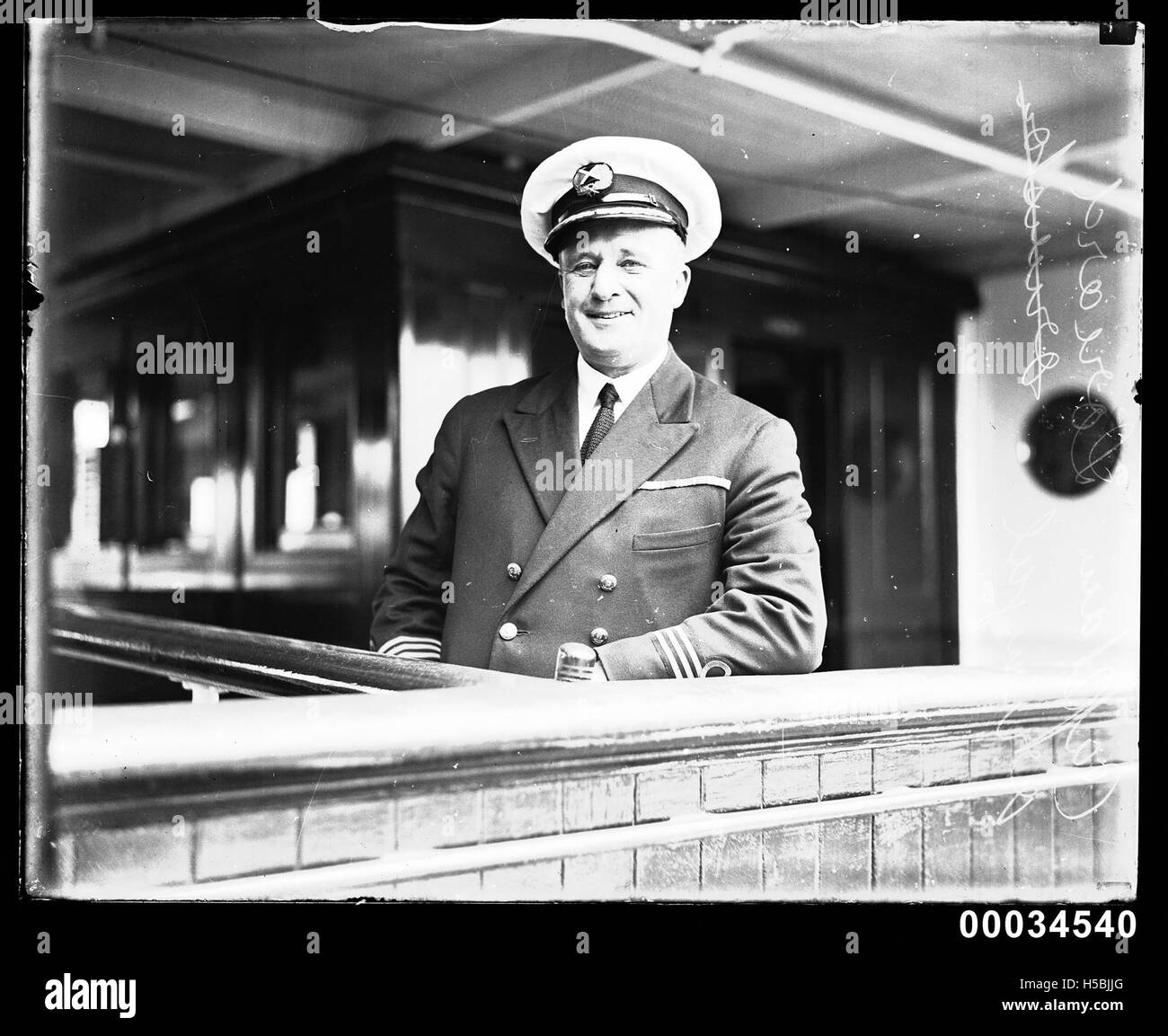 A portrait of Captain Loreard, possibly from either the SS ORUNGAL or ...