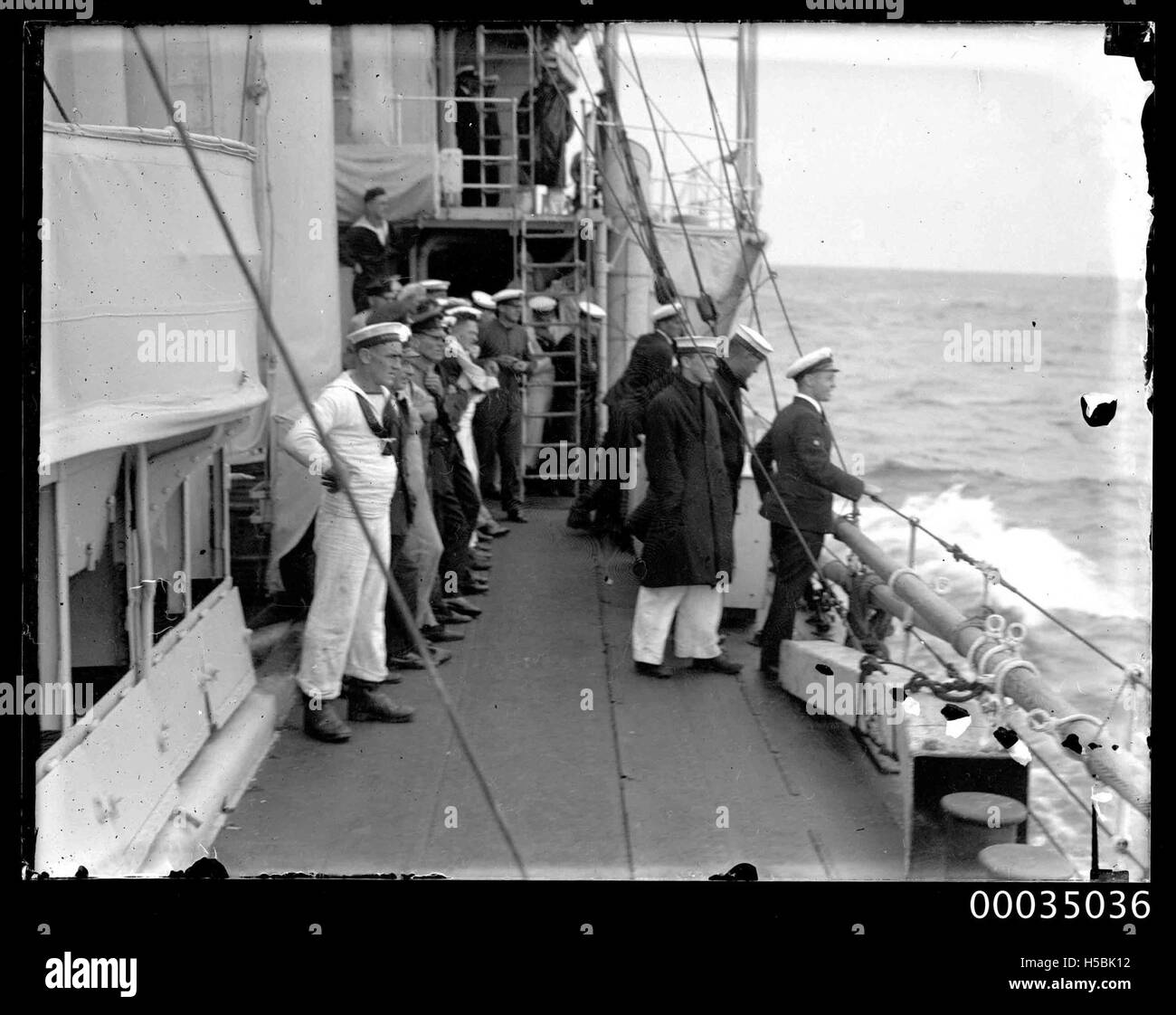 In 1930, naval personnel observed the sinking of HMAS Torrens I off ...