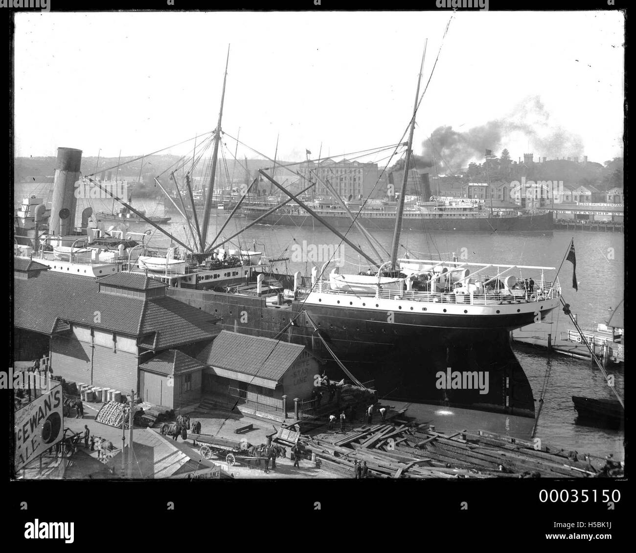 The image depicts the SS Medic possibly in the foreground with the SS ...