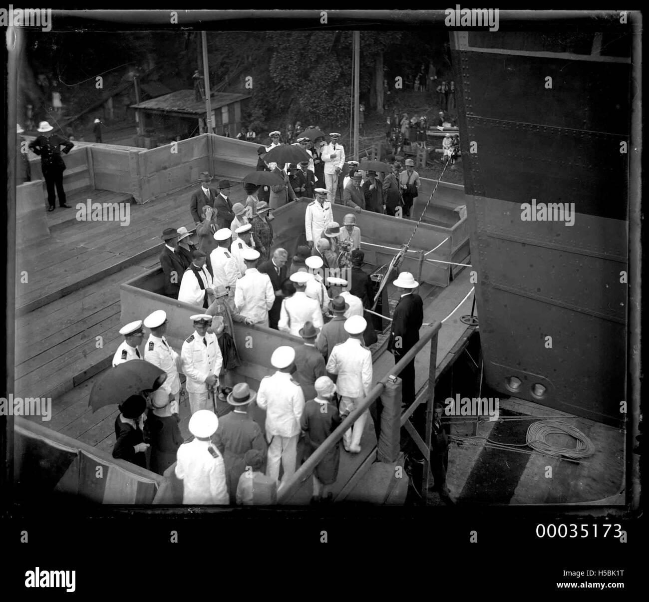 HMAS ALBATROSS I was launched at Cockatoo Island Dockyard, a ...