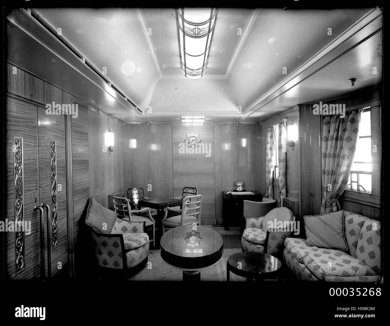 The TSS Awatea, a passenger vessel, featured a comfortable and spacious ...