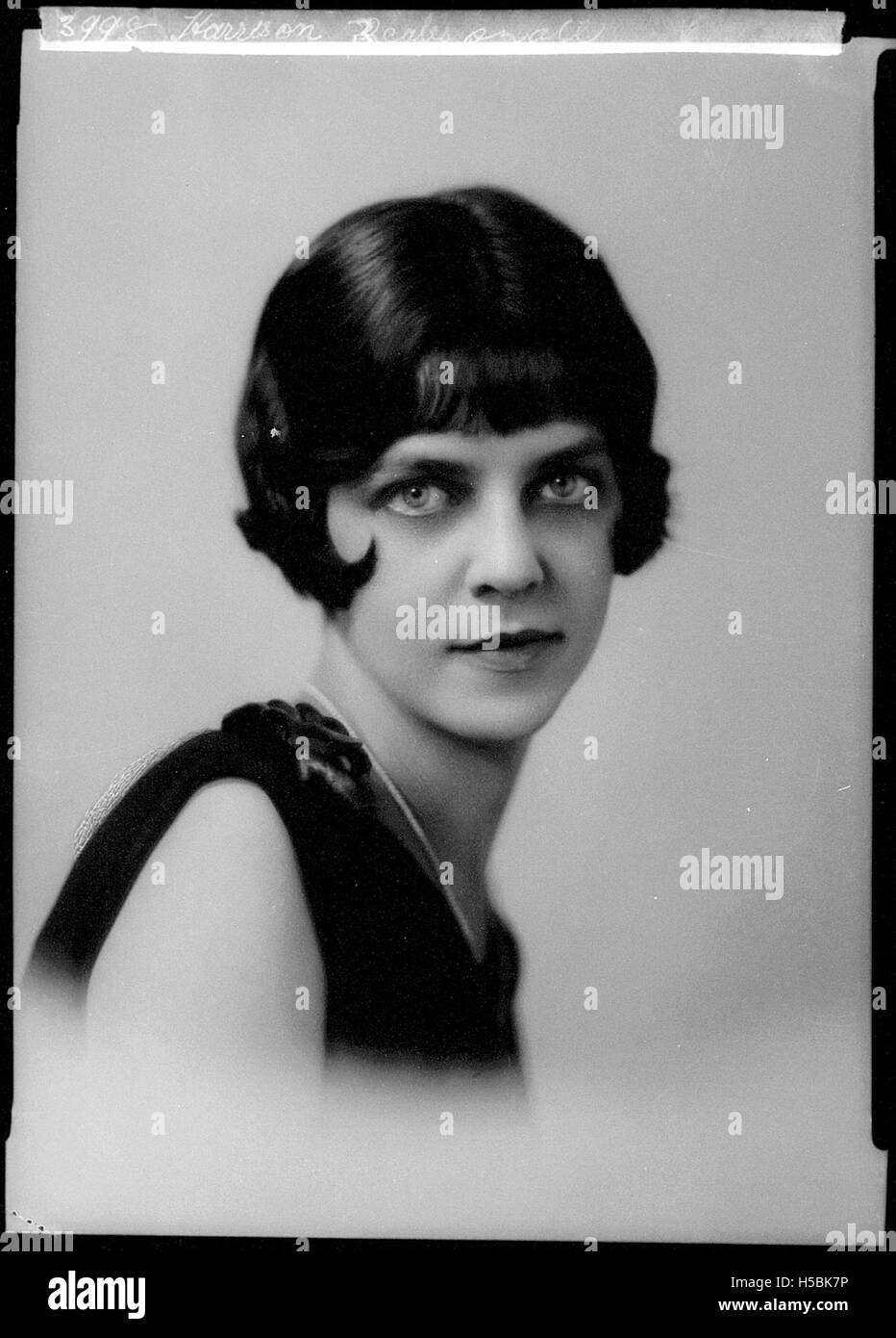 This untitled portrait features a woman, possibly named Harrison or ...