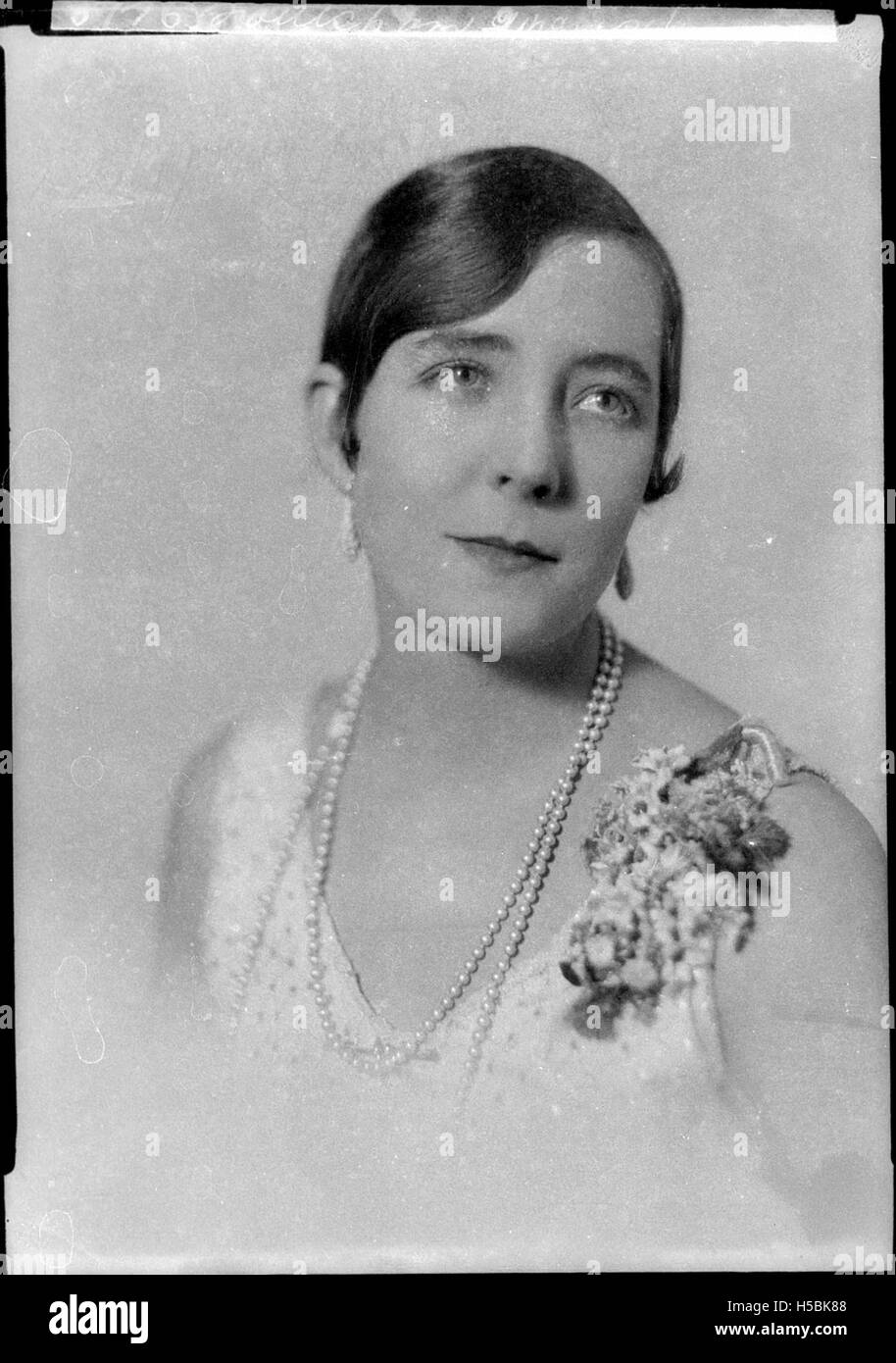 This untitled portrait features a woman in formal attire, showcasing ...