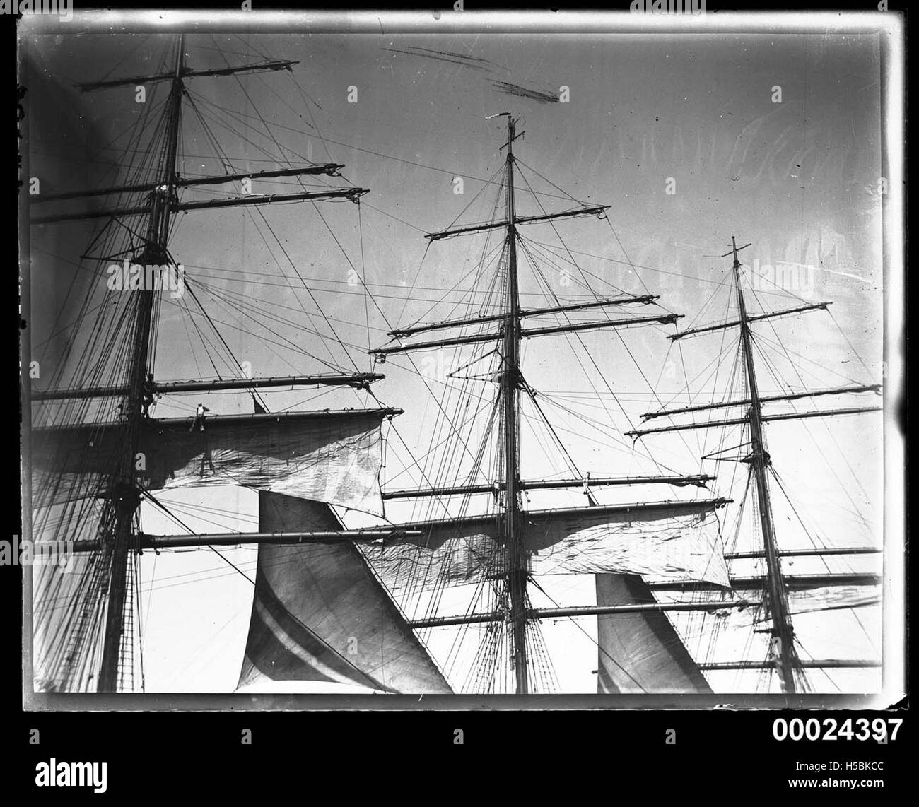 Photograph of the MAGDALENE VINNEN sailing vessel, featuring lateen ...