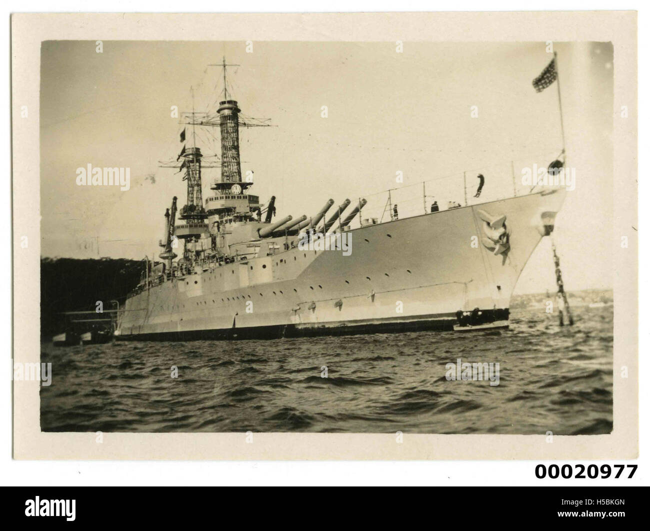 A historical photograph or record showing the New Mexico-class ...