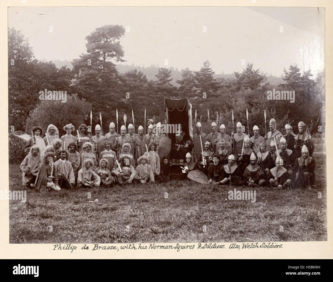 Phillip de Braose, with his Norman Squires & Soldiers. Also, Welsh ...