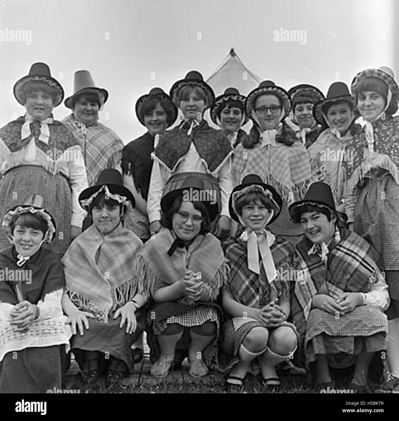 This photograph captures the Urdd National Eisteddfod, held in ...