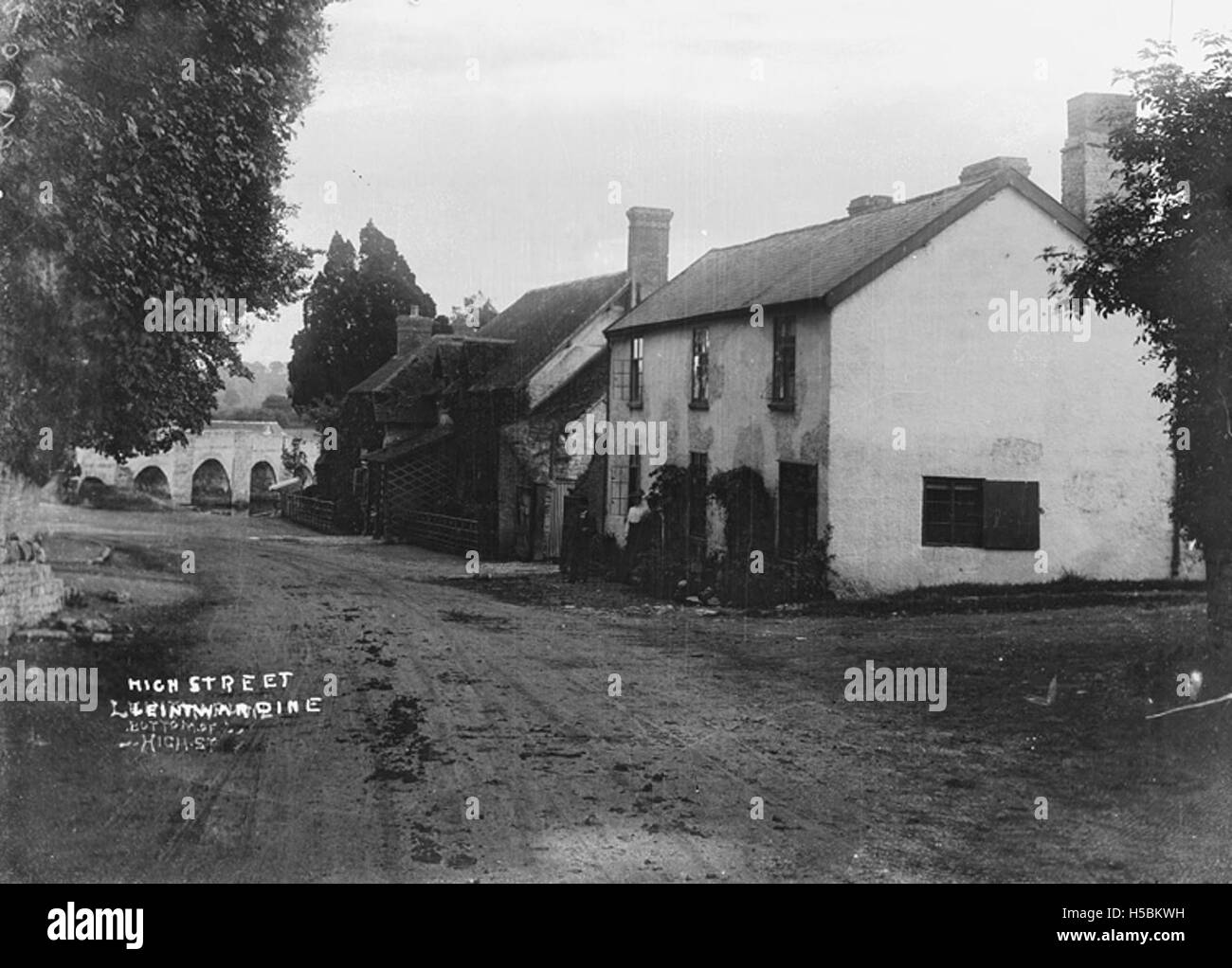 A photograph of High Street in Leintwardine, a village located in ...