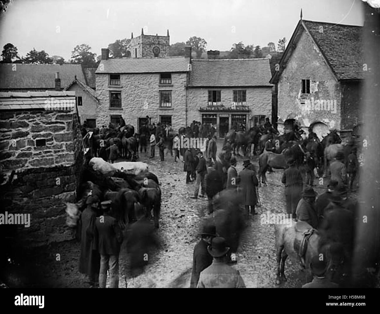 Llanrhaeadr ym mochnant Black and White Stock Photos & Images - Alamy