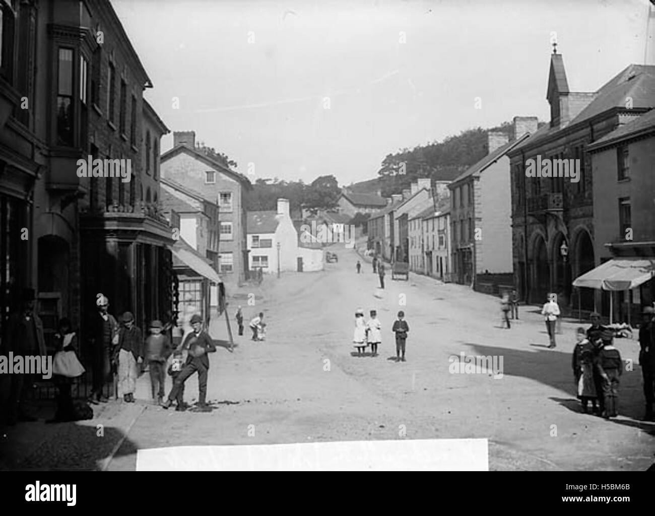 Machynlleth, a town in Powys, Wales, known for its historical ...