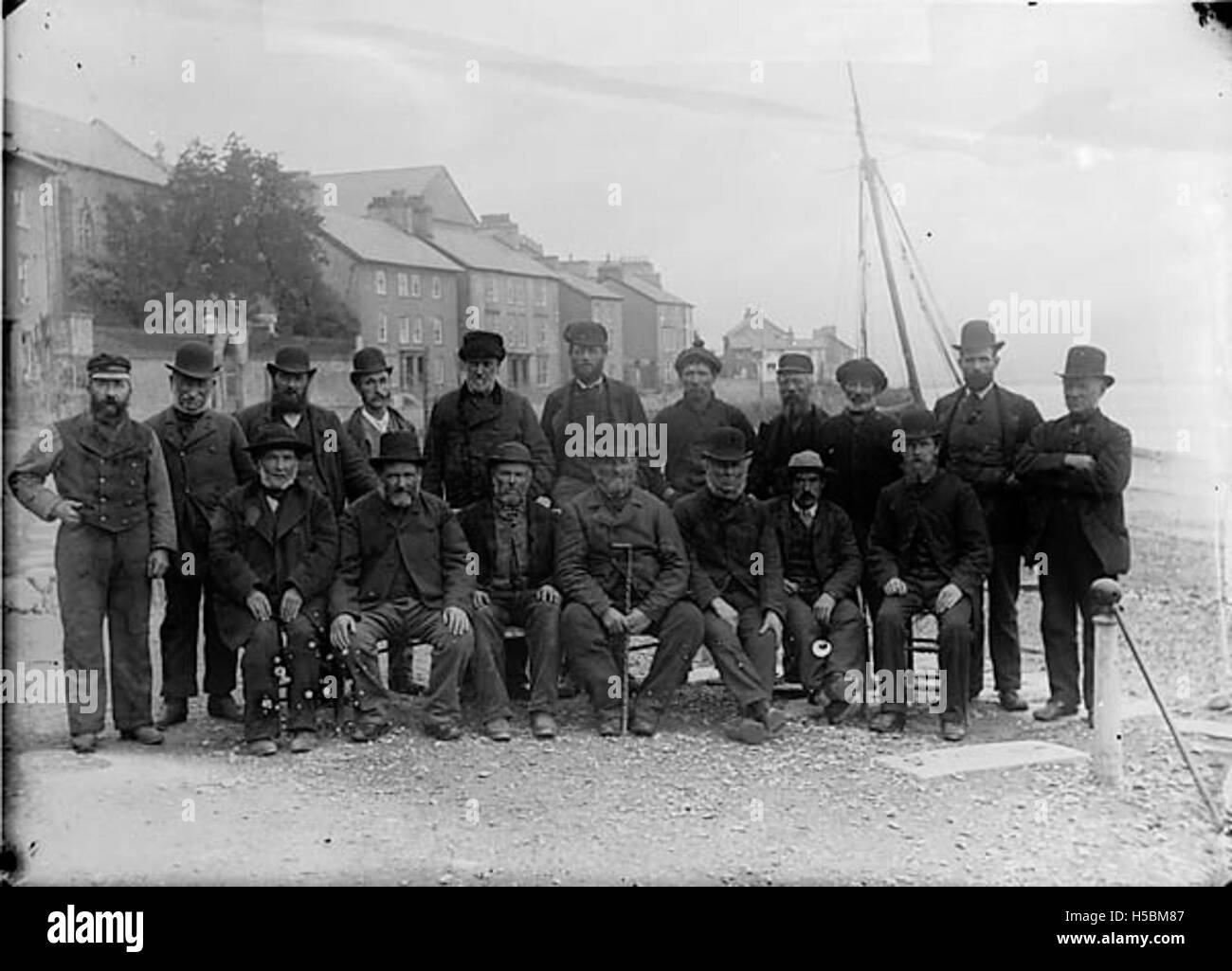 A photograph or representation of Old Salts in Aberdyfi, a coastal ...