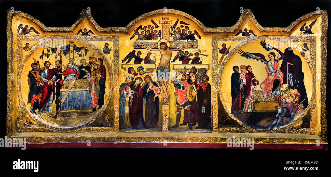 Altarretabel mit der Kreuzigung Christi (Kirche St Maria zur Wiese in ...