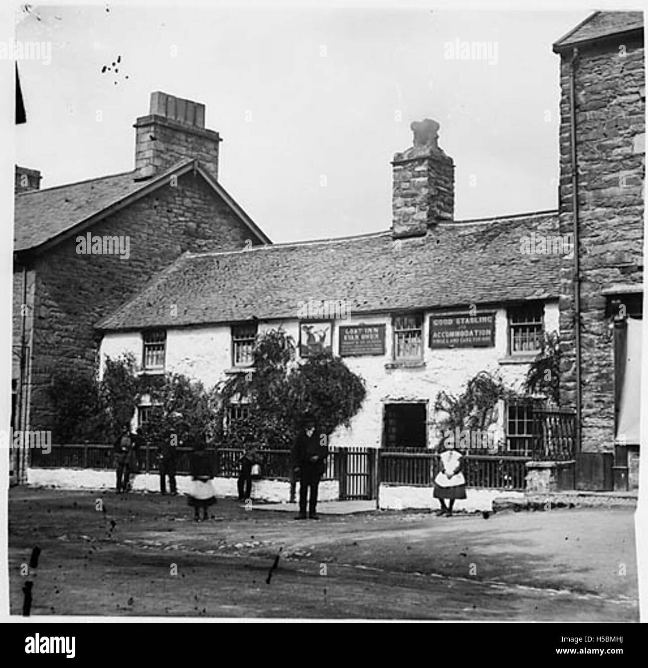 The Goat Inn, Bala Stock Photo - Alamy