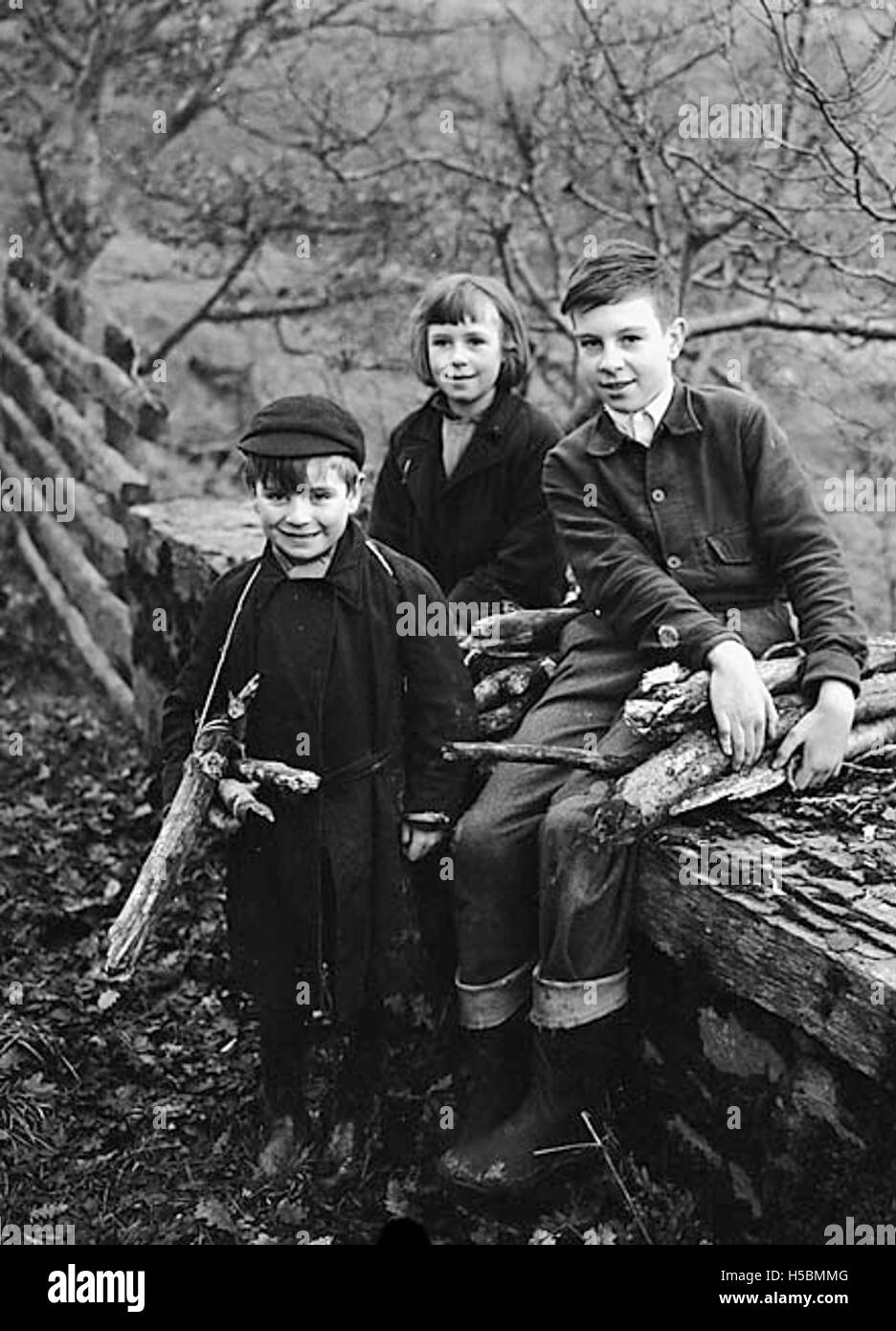 The Rhayader quarry, located in Wales, is depicted in this historical ...
