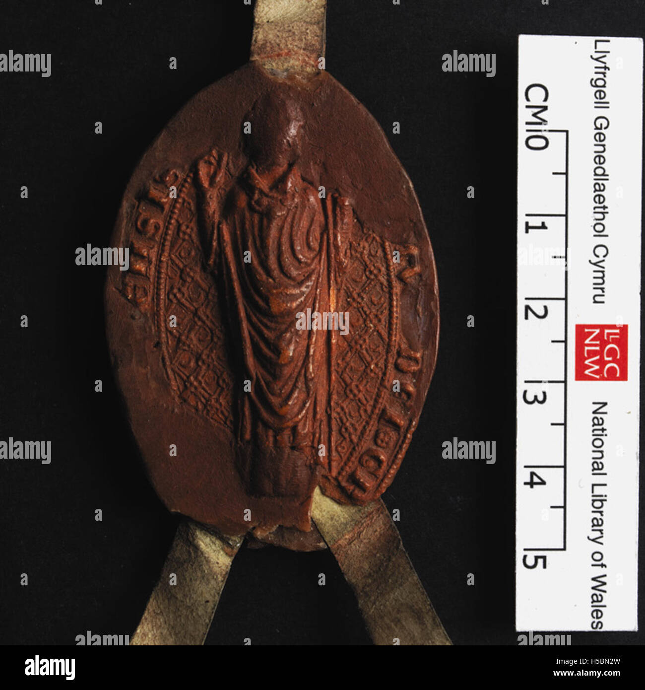 This document, identified as the NLW Penrice and Margam Deeds 140 Seal ...