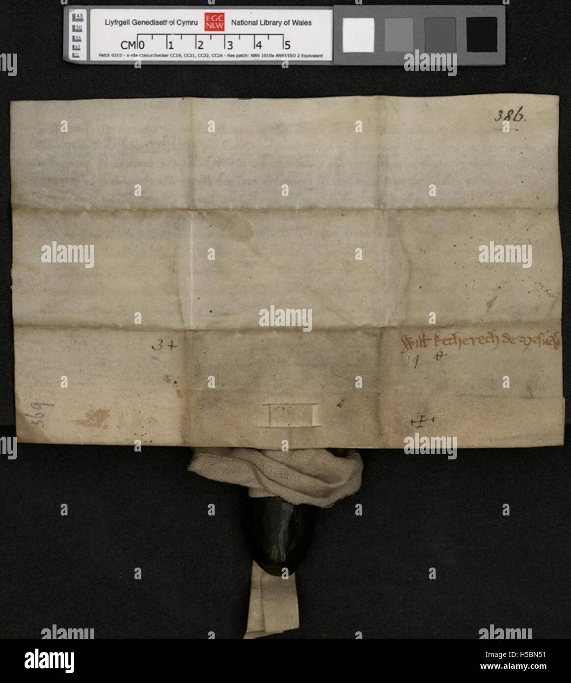 A document from the Penrice and Margam Deeds collection, showing the ...