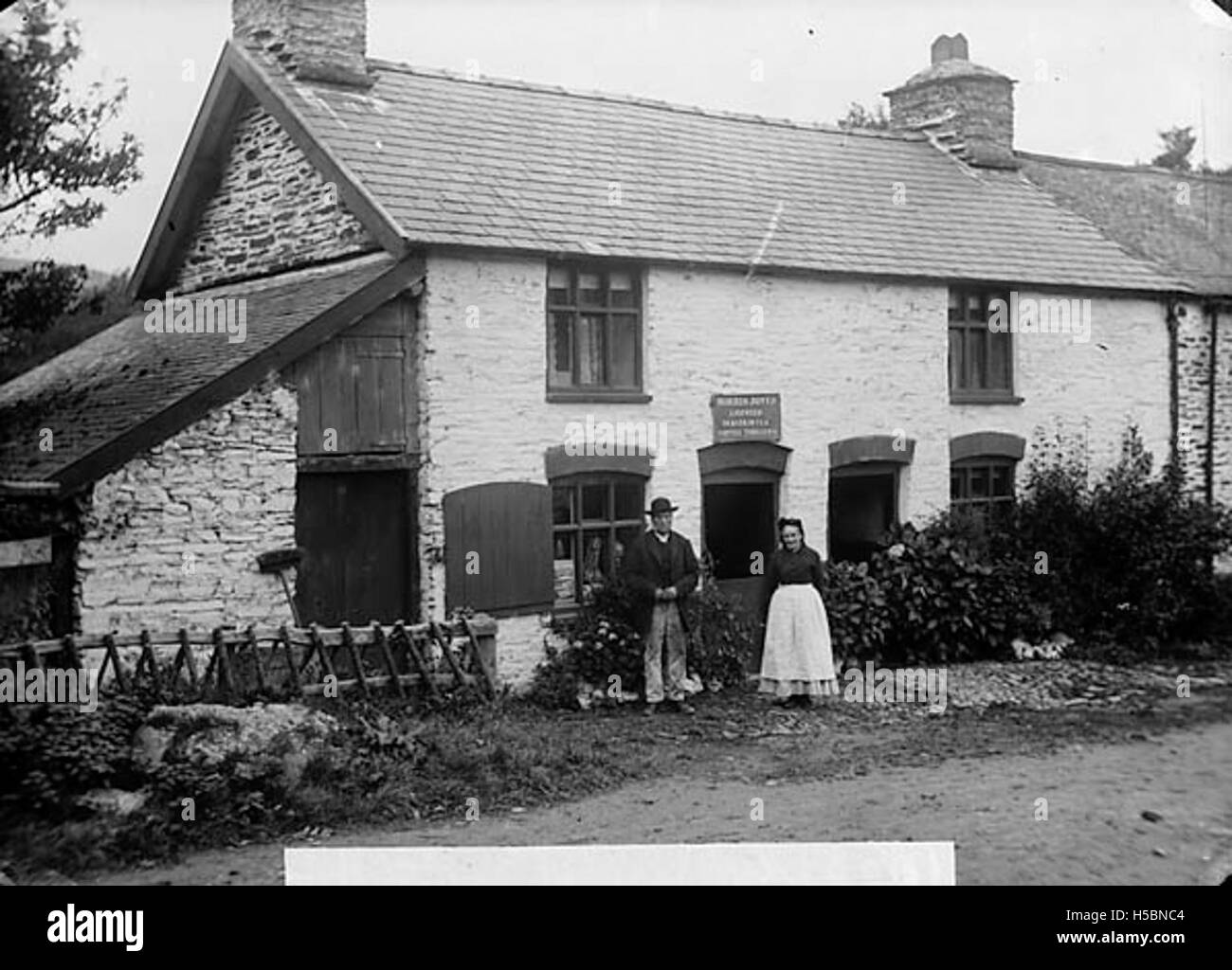 A photograph of the pennant shop located in Llanbryn-mair, a small town ...