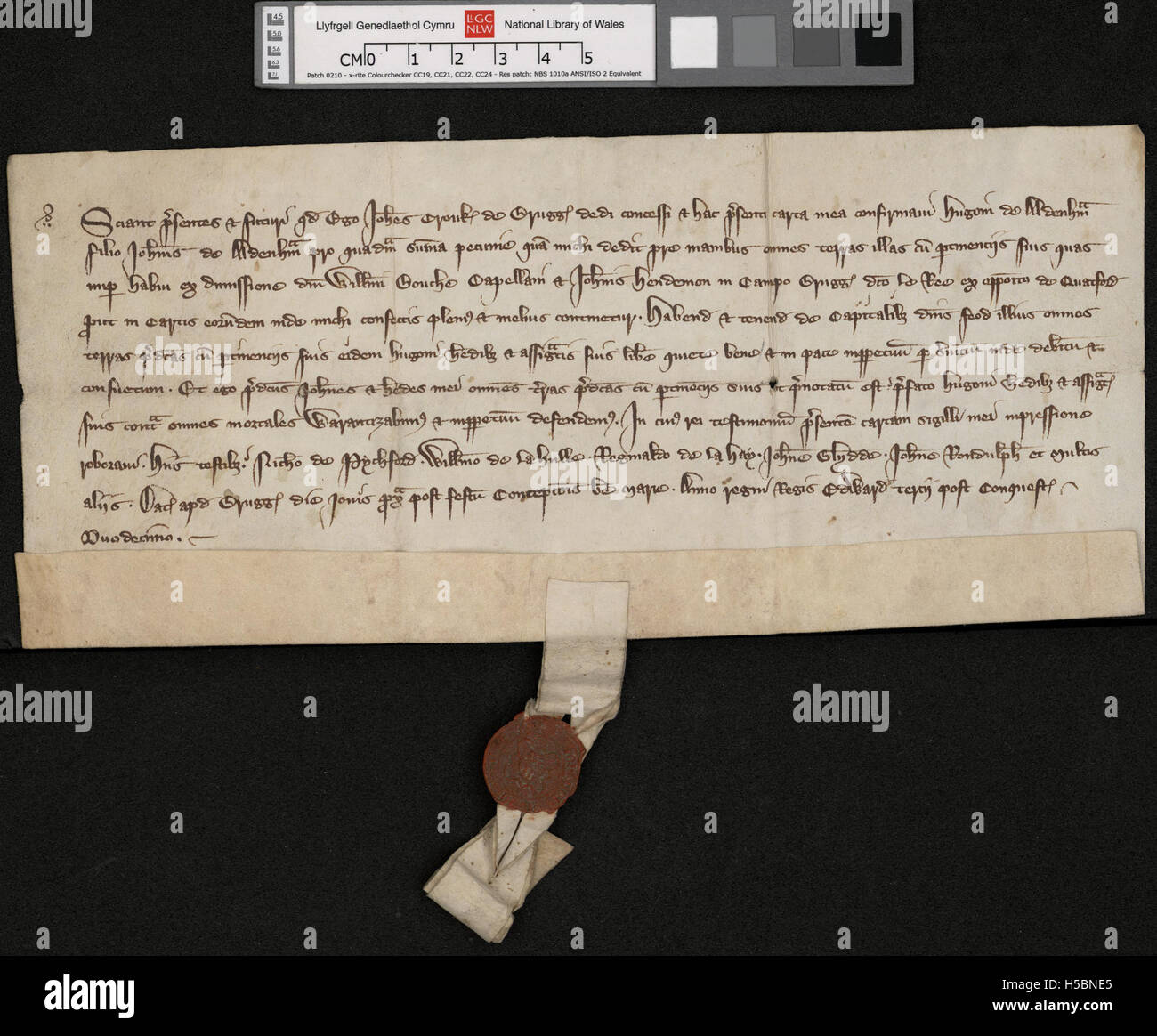 The Pitchford Hall Deeds from 1297 are historical documents detailing ...