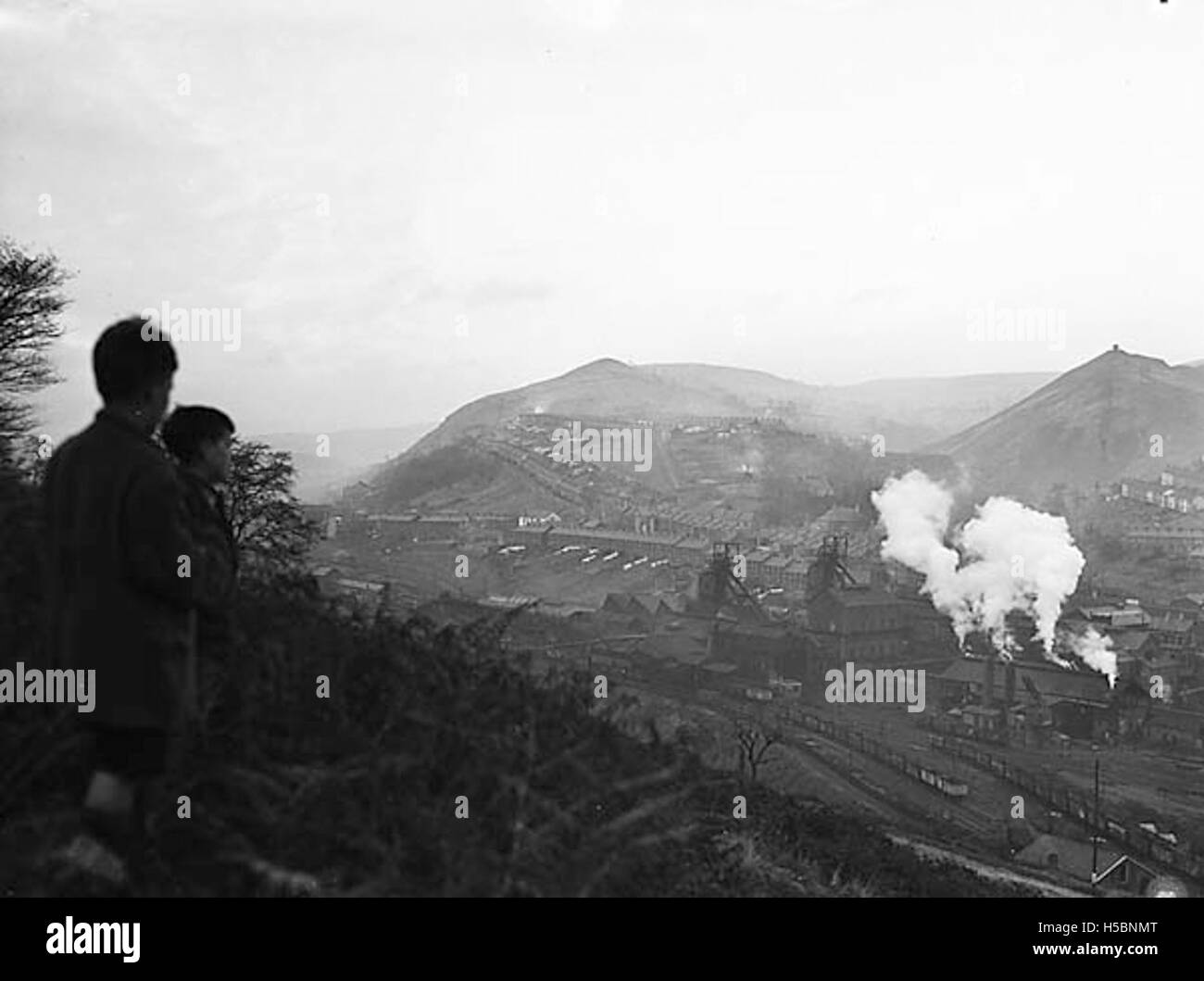 This image captures Elliots Colliery in Elliot's Town, located in the ...
