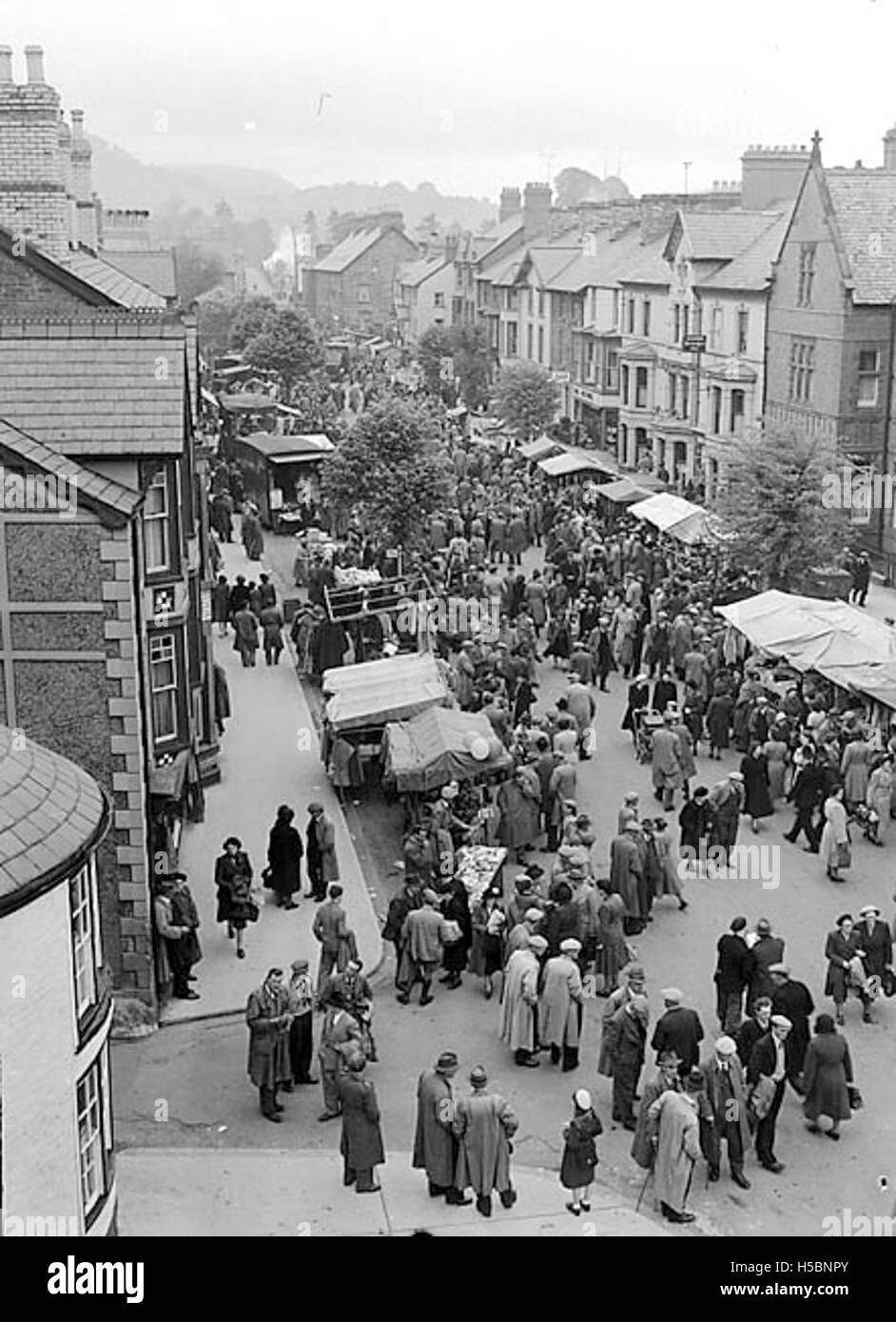 May-day Fair in Bala Stock Photo - Alamy