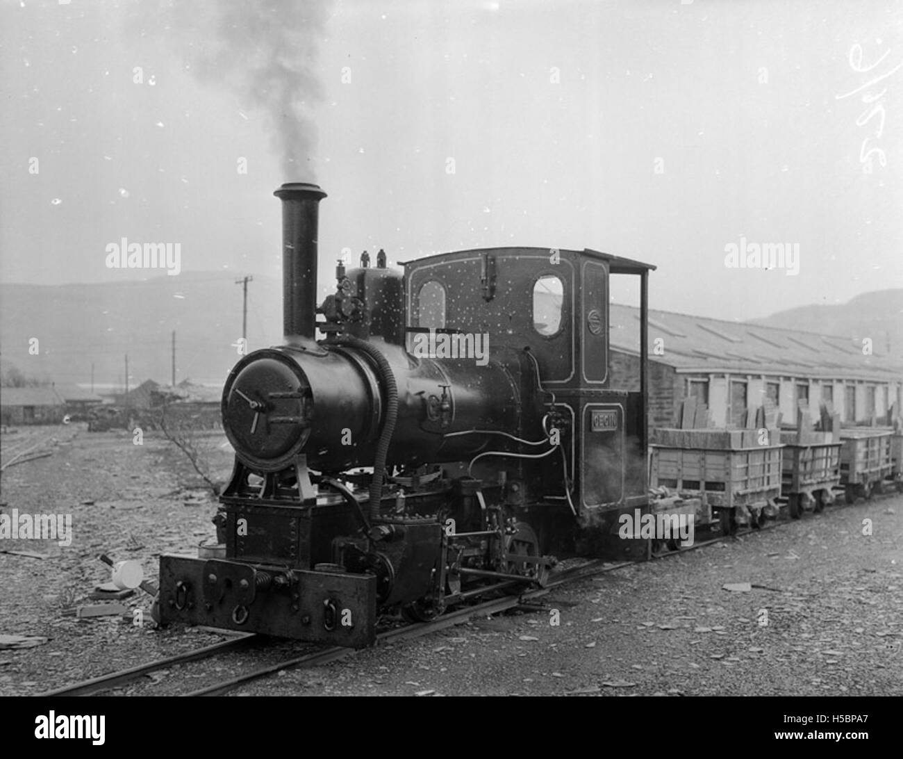 Quarry railway Black and White Stock Photos & Images - Alamy