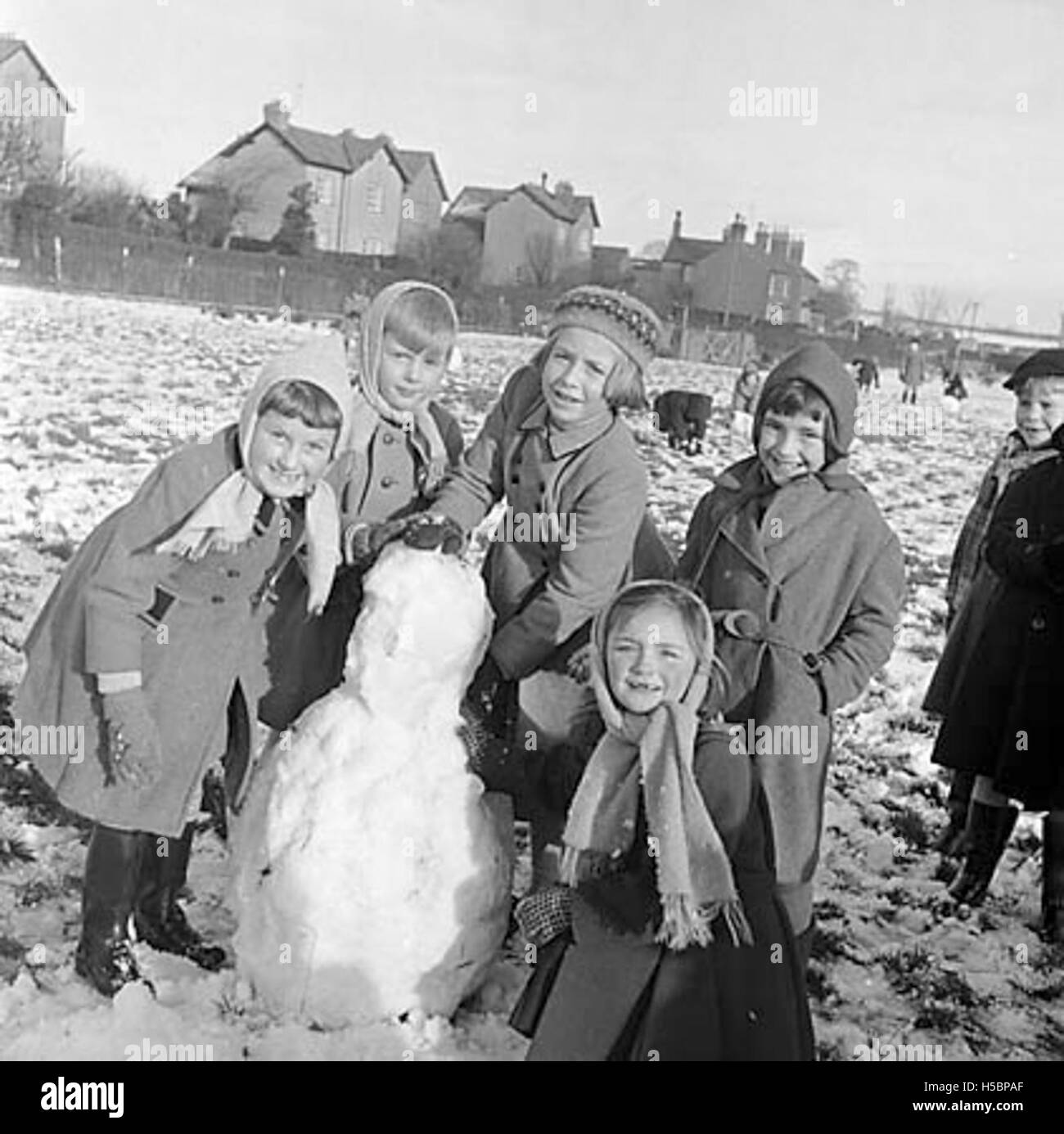 Snow scenes at Oswestry Infant School in Oswestry, showcasing the ...