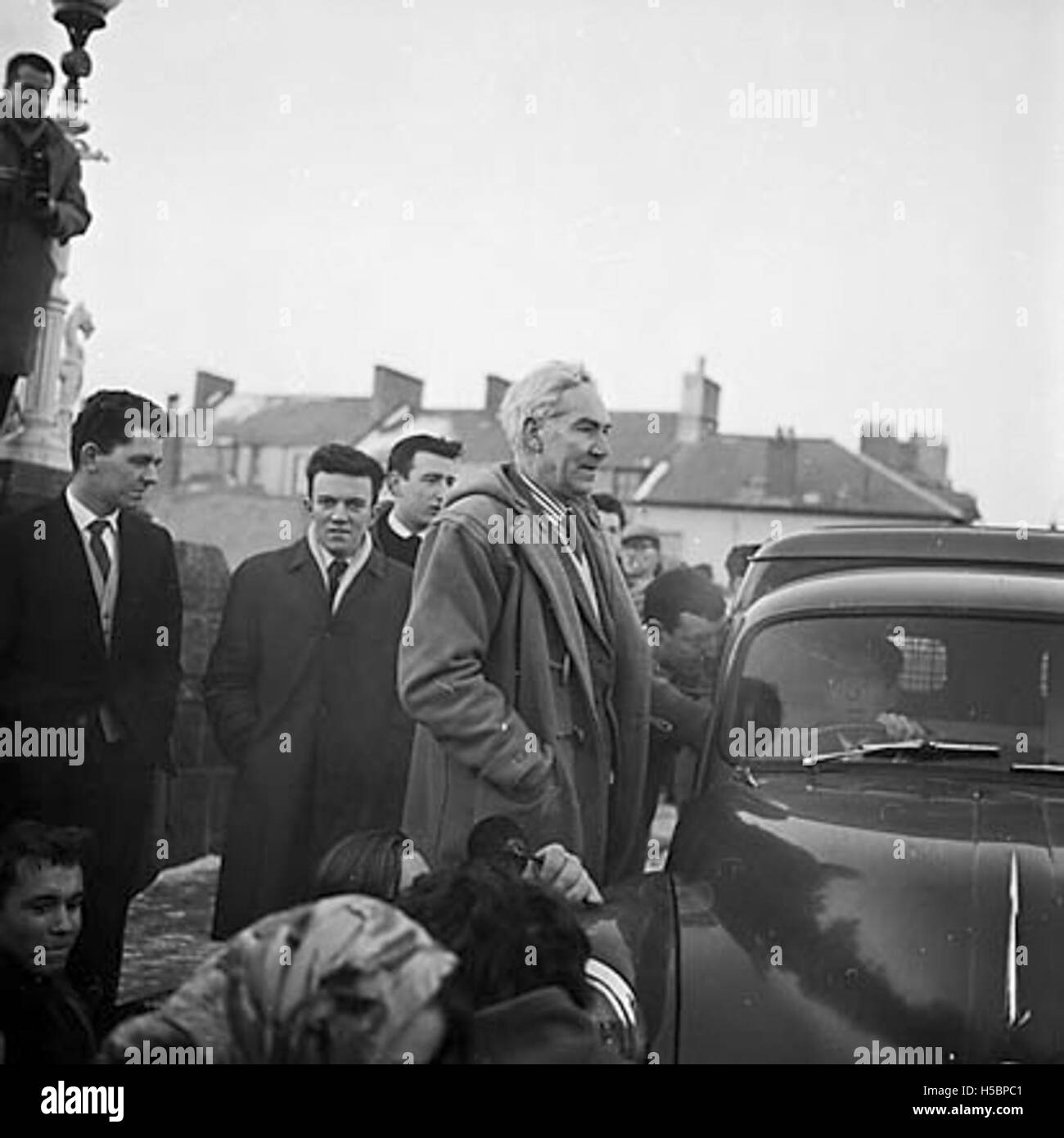 The first protest by Cymdeithas yr Iaith Gymraeg (the Welsh Language ...