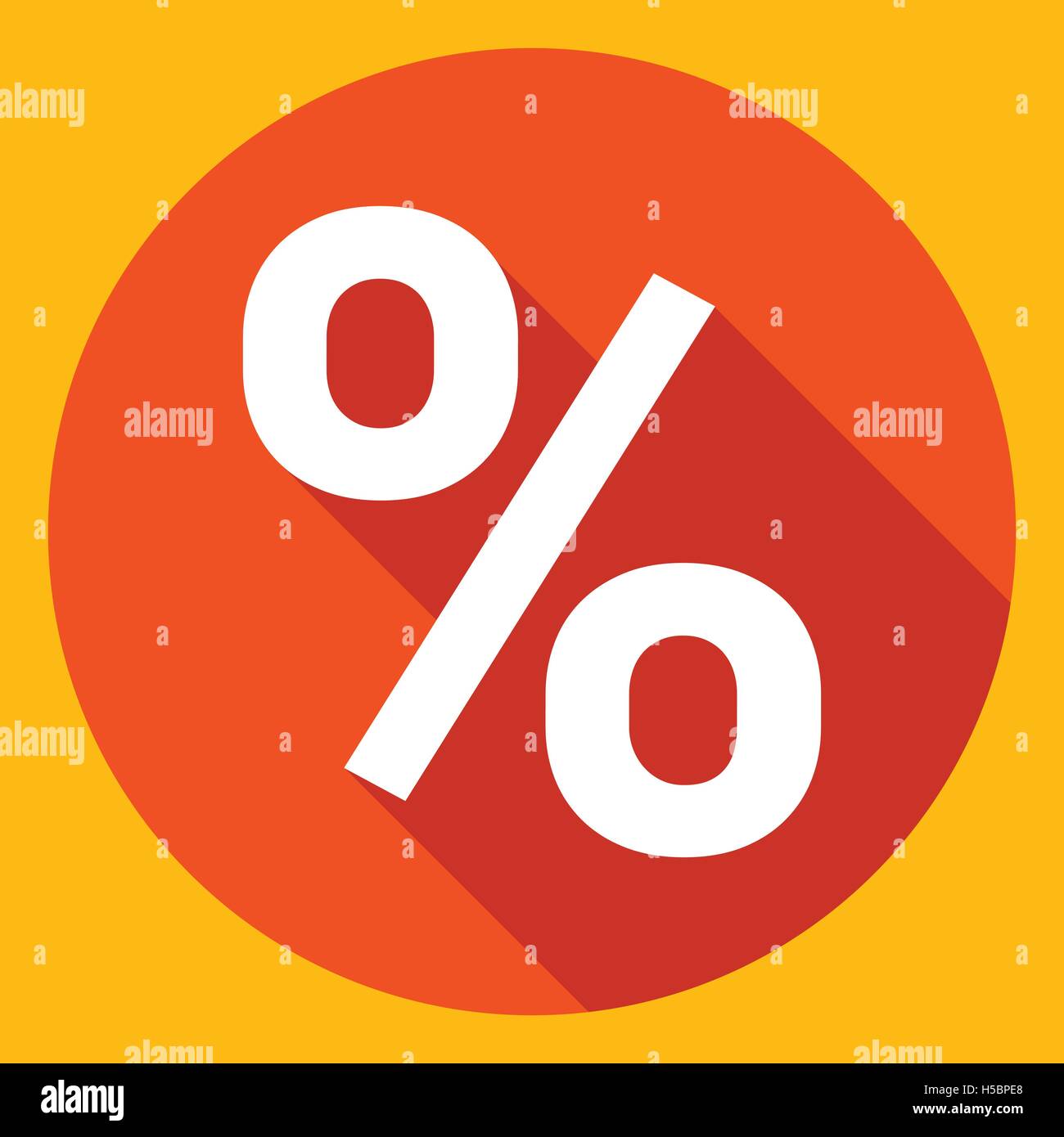 Percent Sign Colorful Icon Stock Vector Image & Art - Alamy