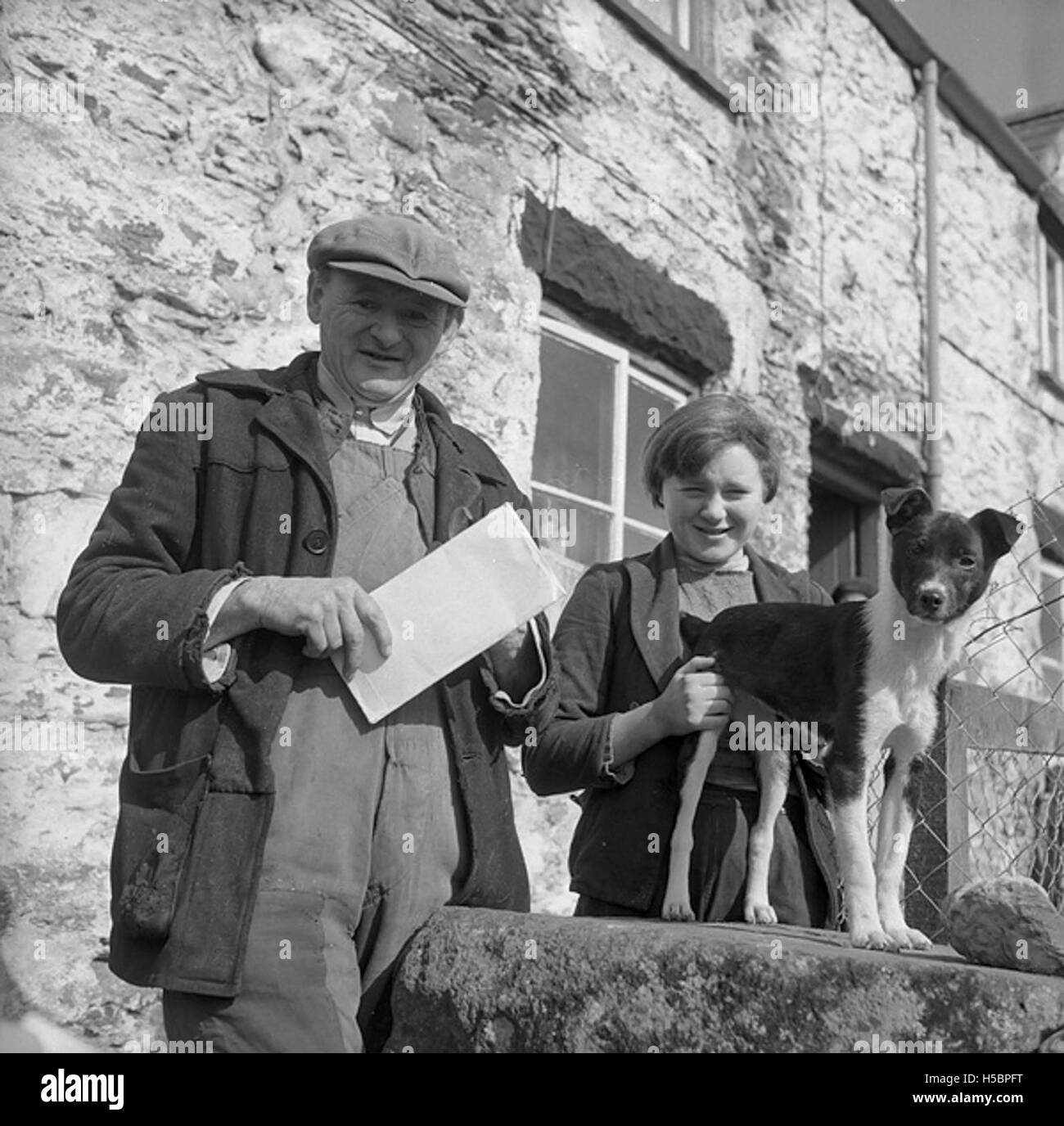 A 1964 photograph by Geoff Charles titled 'Herb Woman at Cwm Main ...