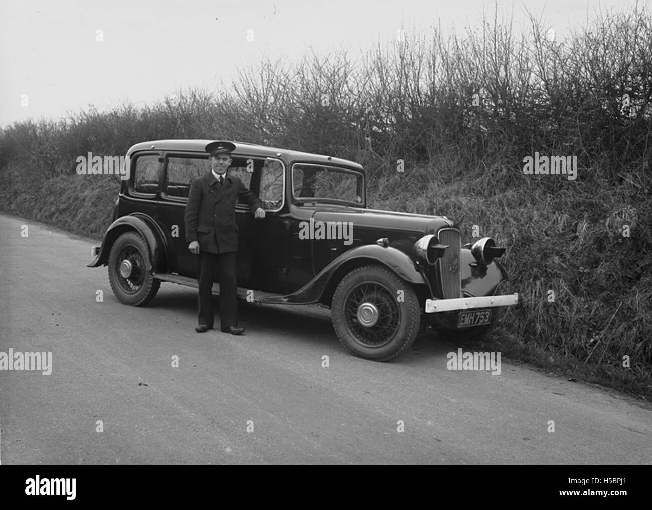 This image likely shows a driver with a car, capturing a moment of ...