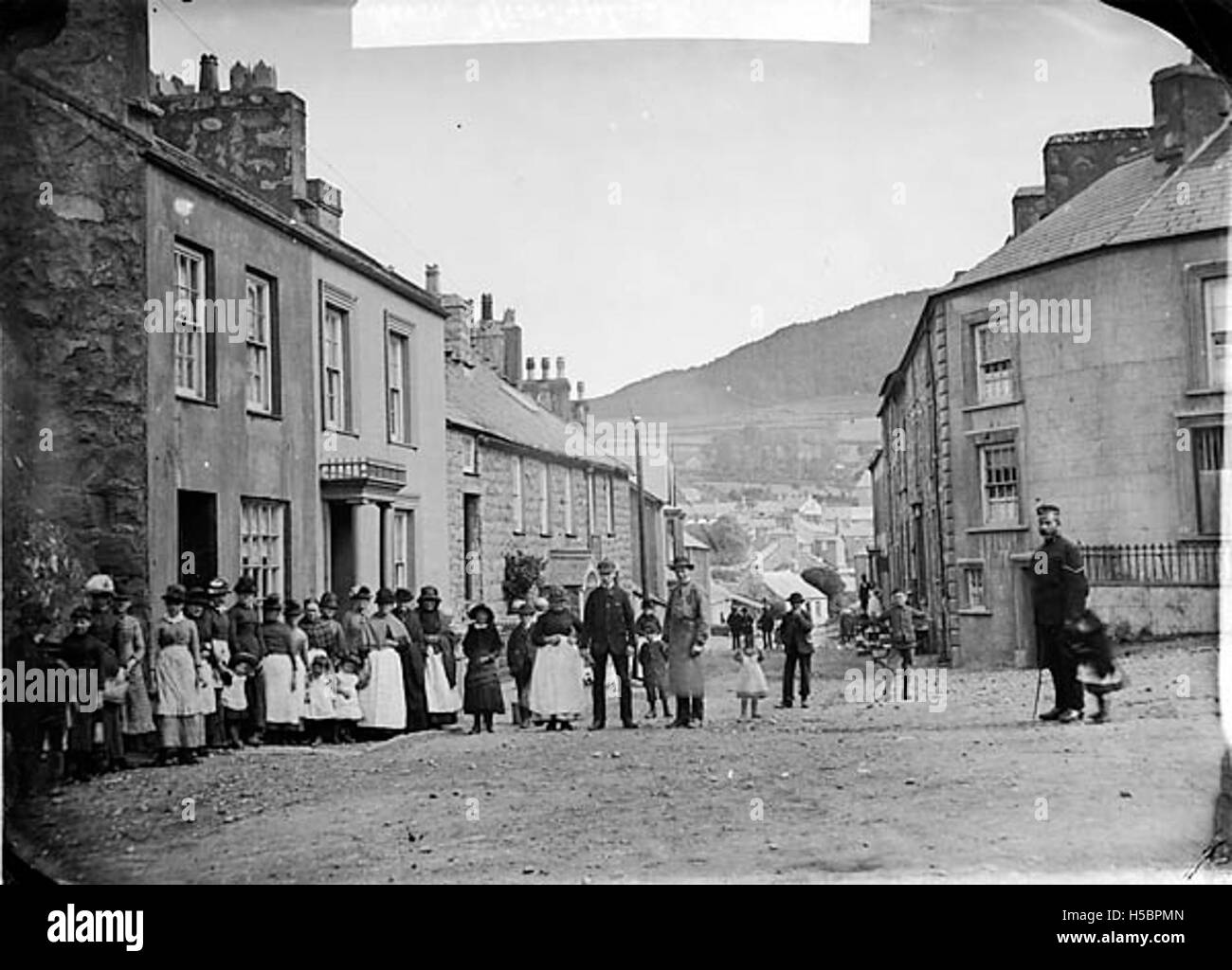 Stryd y Plas, Nefyn Stock Photo - Alamy